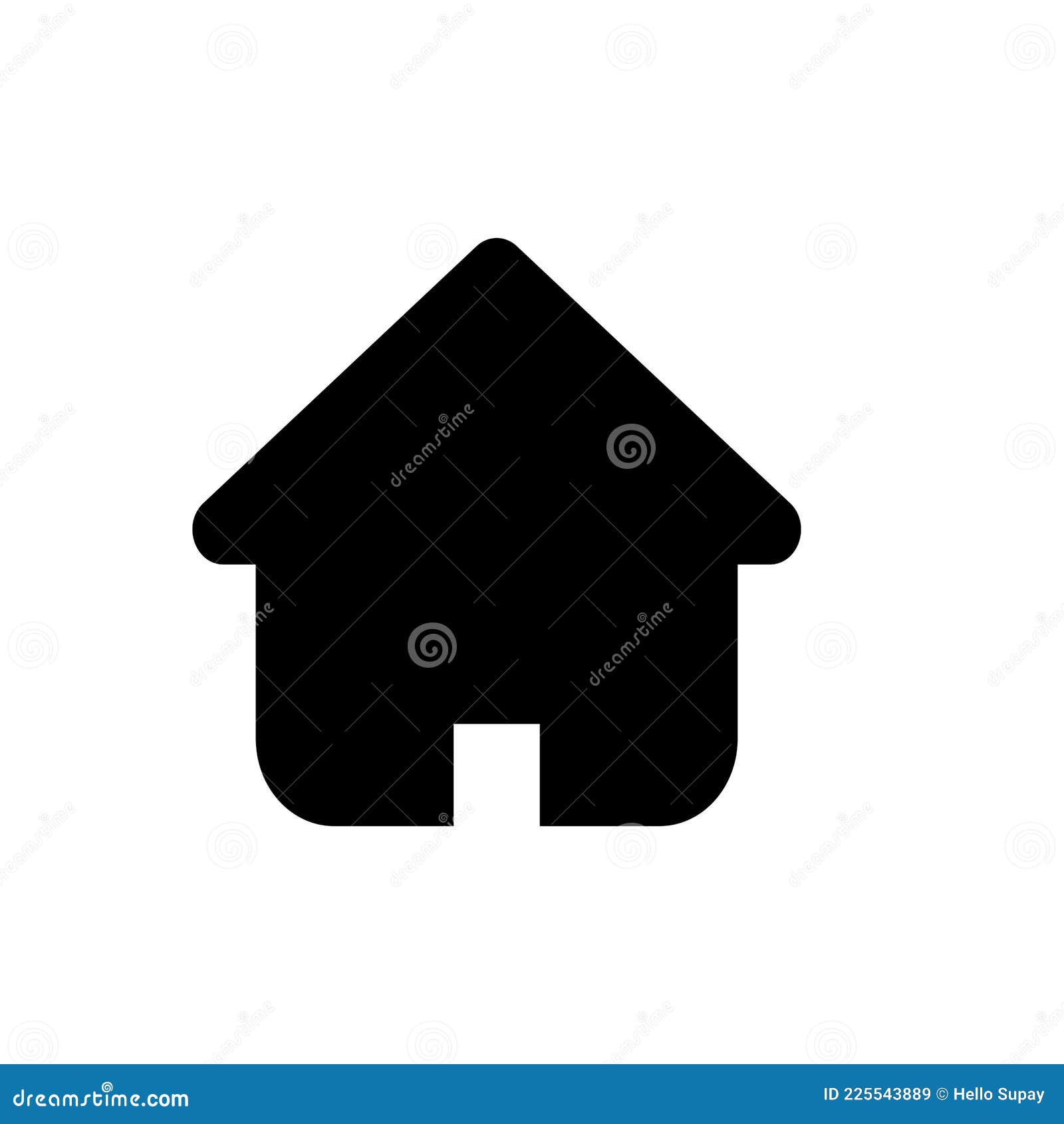 House Flat Fill Vector Design Icon Stock Vector - Illustration of sign ...
