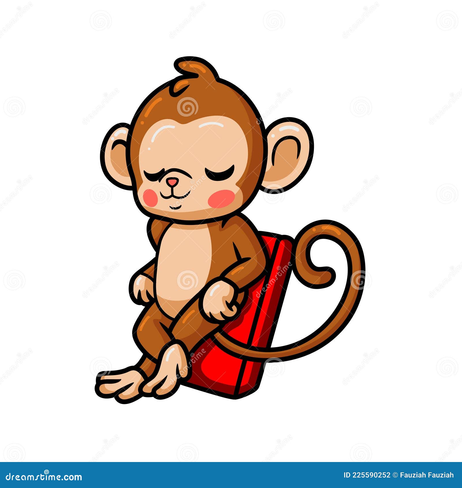 Cartoon Dog Relaxing In Deckchair Royalty-Free Stock Image ...