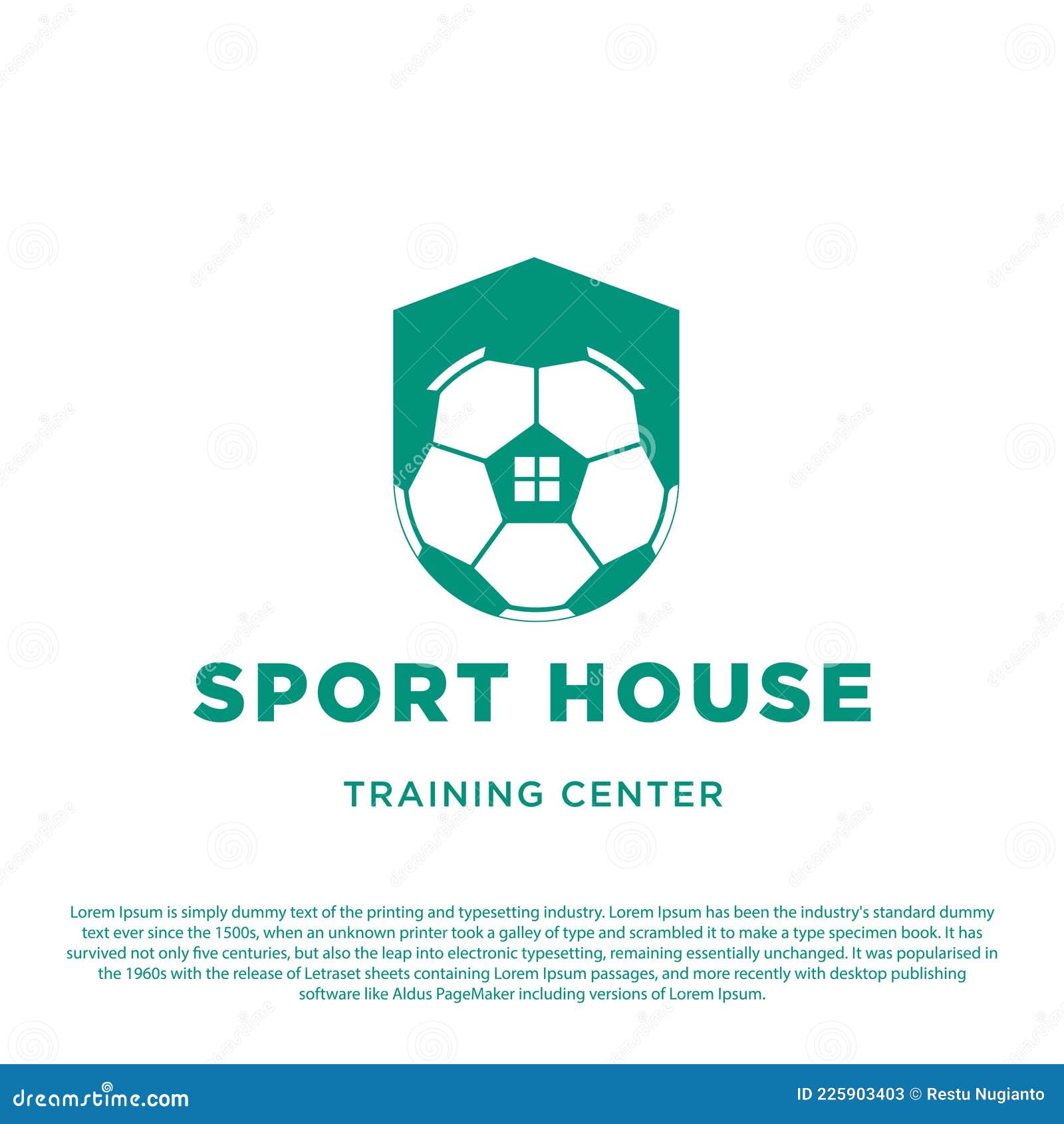 Sport Logo Design. Sport House Creative Logo Stock Vector ...
