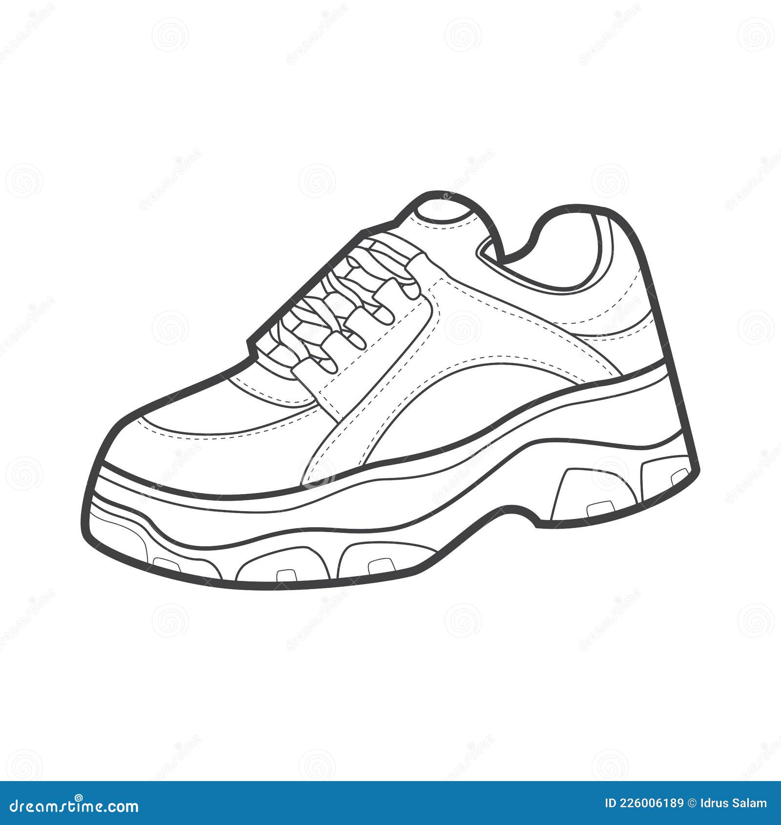 Bottom Of Shoe Outline Template