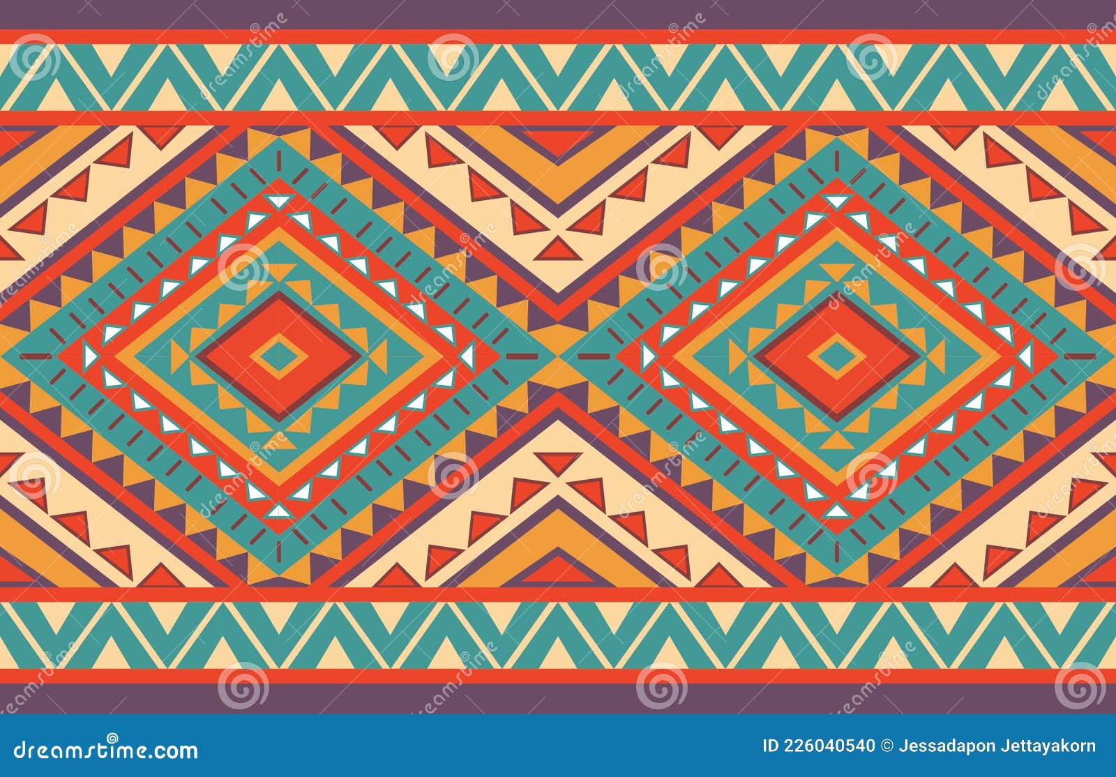 Wallpaper Batik Art Vector Illustration Concept, Seamless Ornament ...