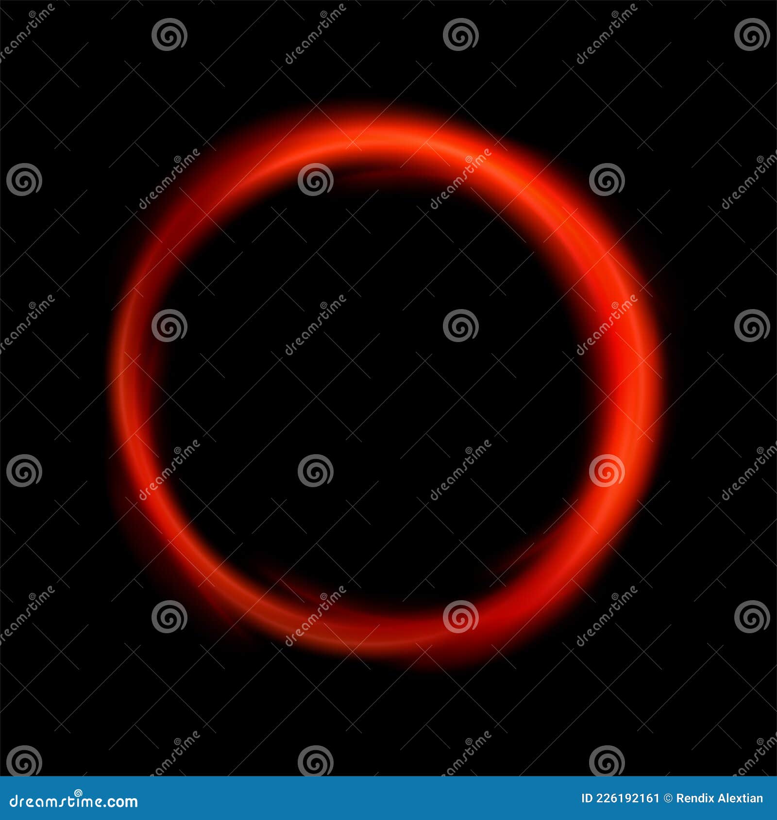 Round Red Light Twisted, Suitable for Product Advertising, Product ...
