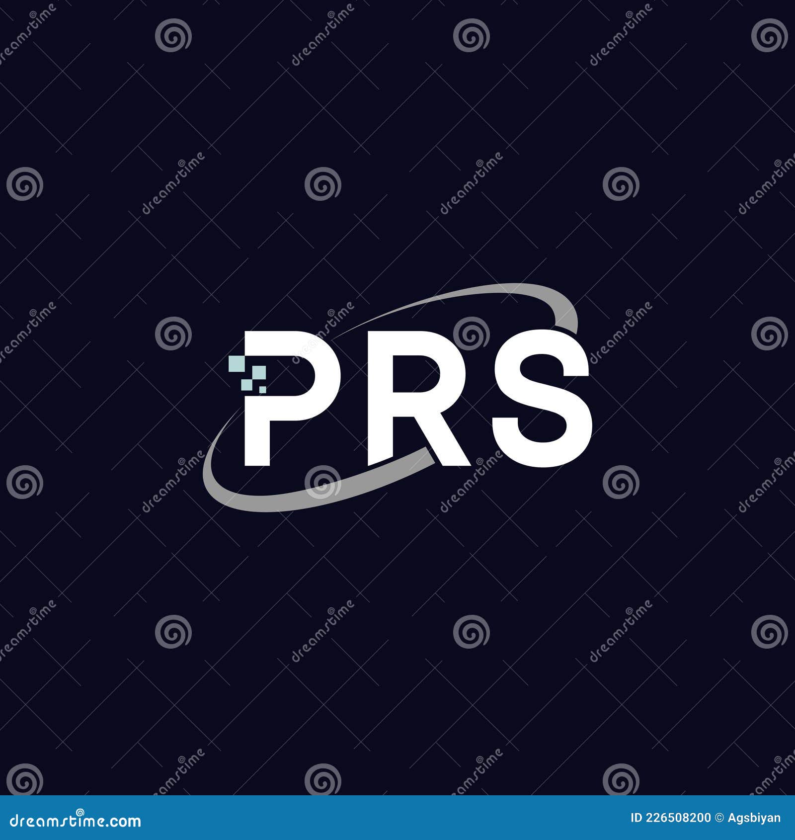Letter PRS Free Logo Vector Stock. Ellipse Abstract Design Concept ...