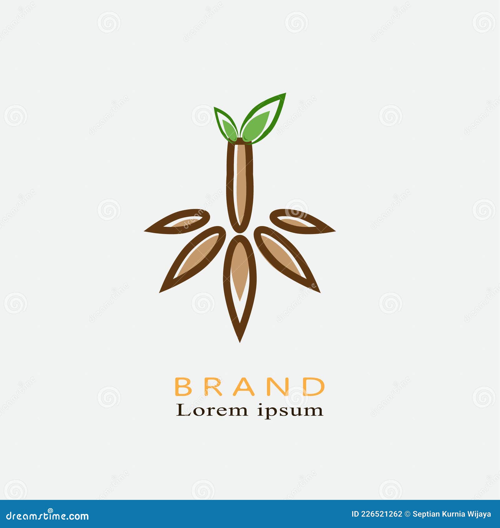 Cassava Plant Logo. Cassava Root Stock Vector - Illustration of harvest ...