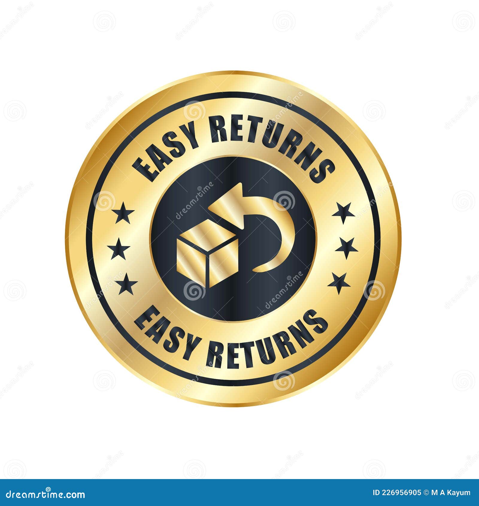 Easy Returns Vector Logo. Trust Badges. Easy Returns Icons ...