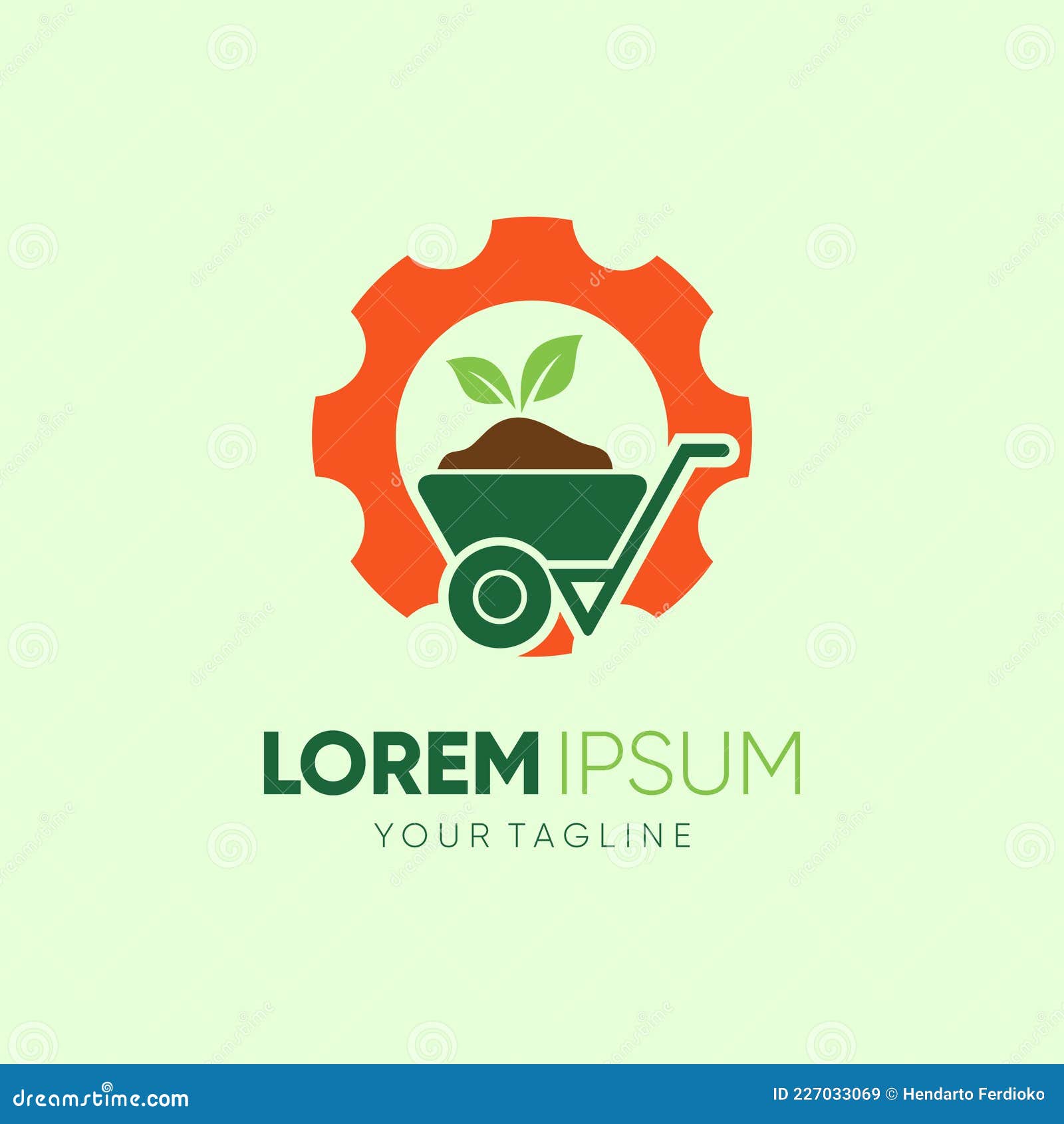 Wheelbarrow Logo, Icon Wheelbarrow, Gerobak Dorong Cartoon Vector ...