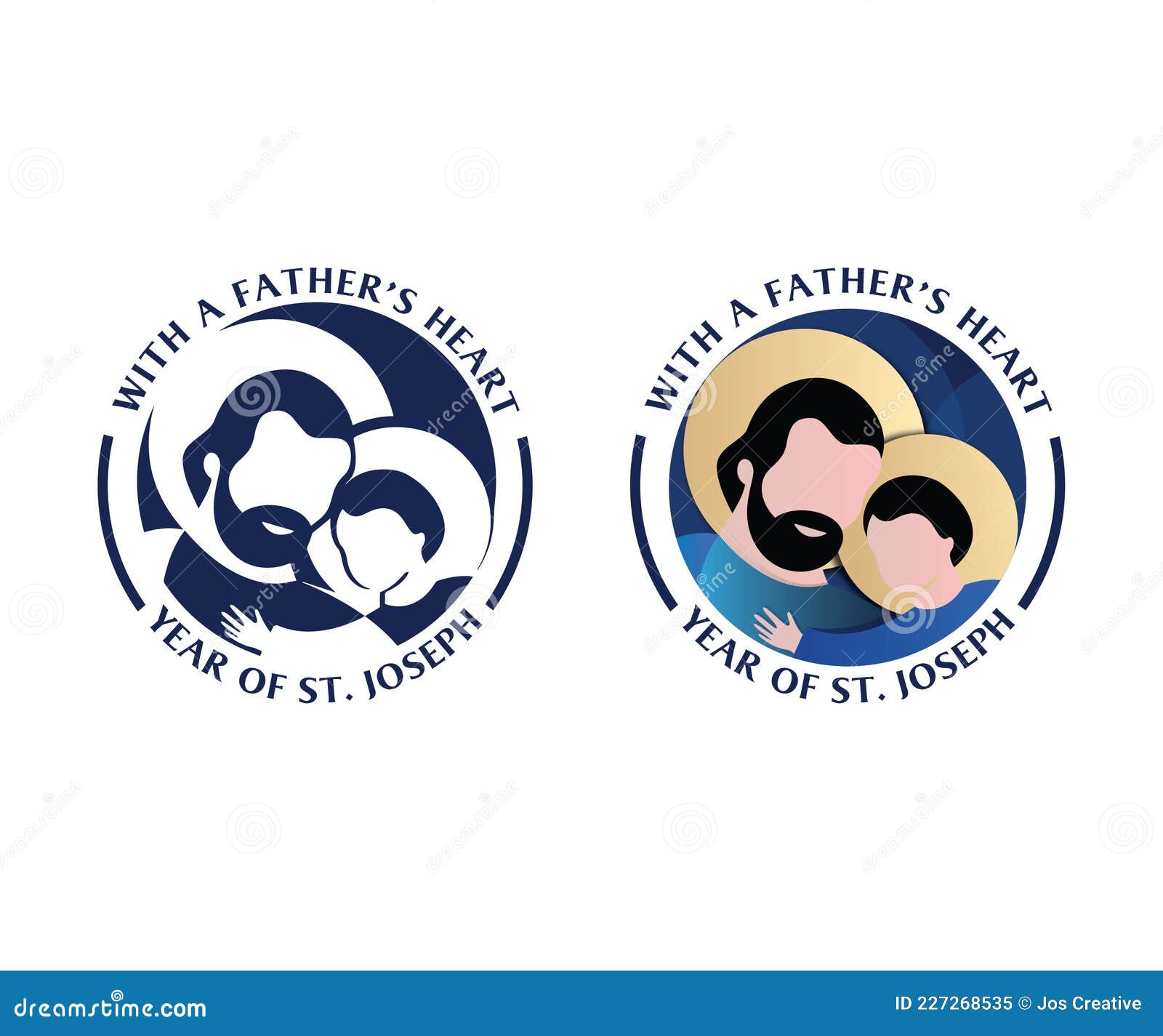 Saint Joseph Logo - Year of St. Joseph - Joseph Icon Stock Vector ...