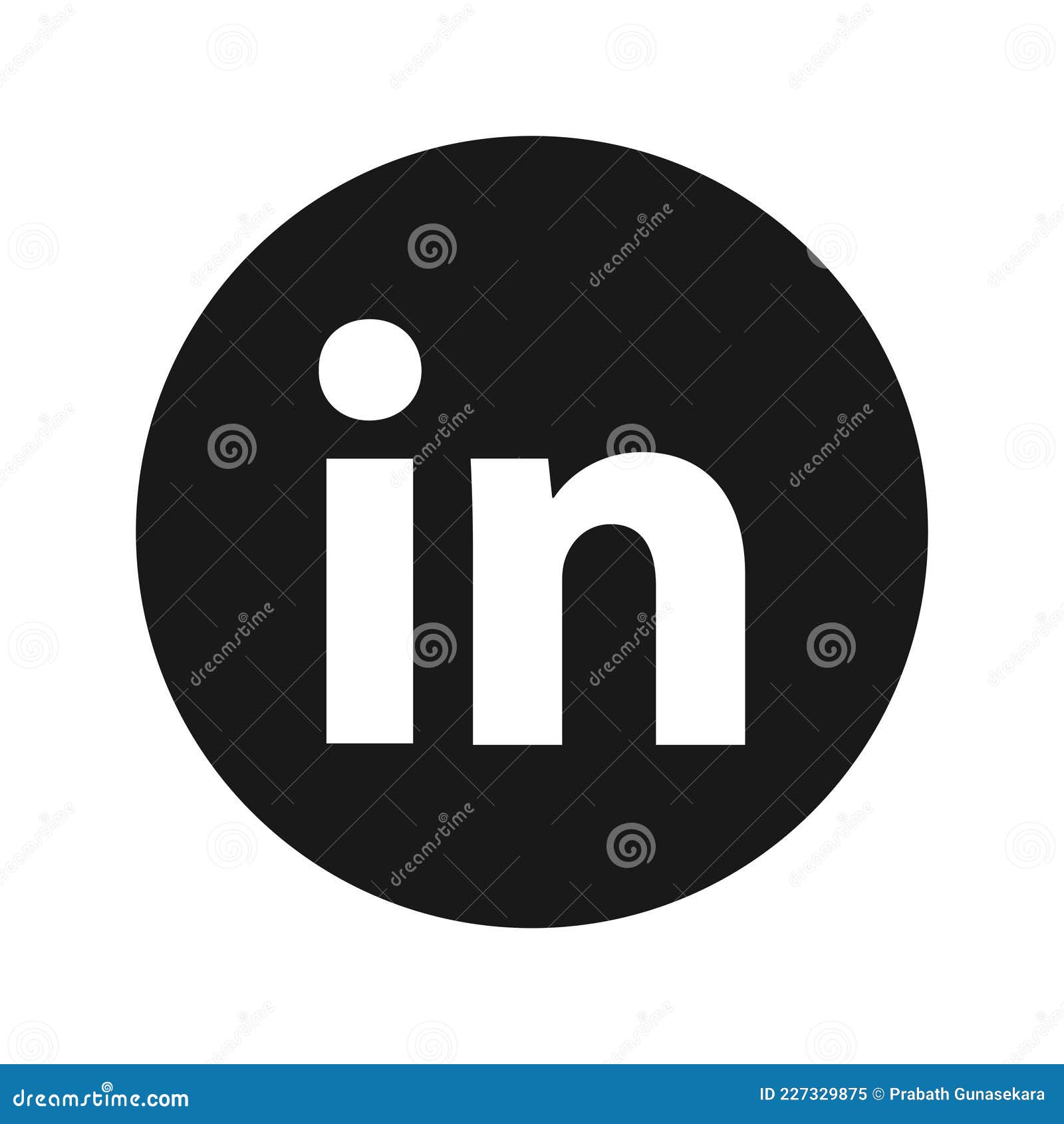 Round Edges Linkedin Logo Icon Editorial Image - Illustration of ...