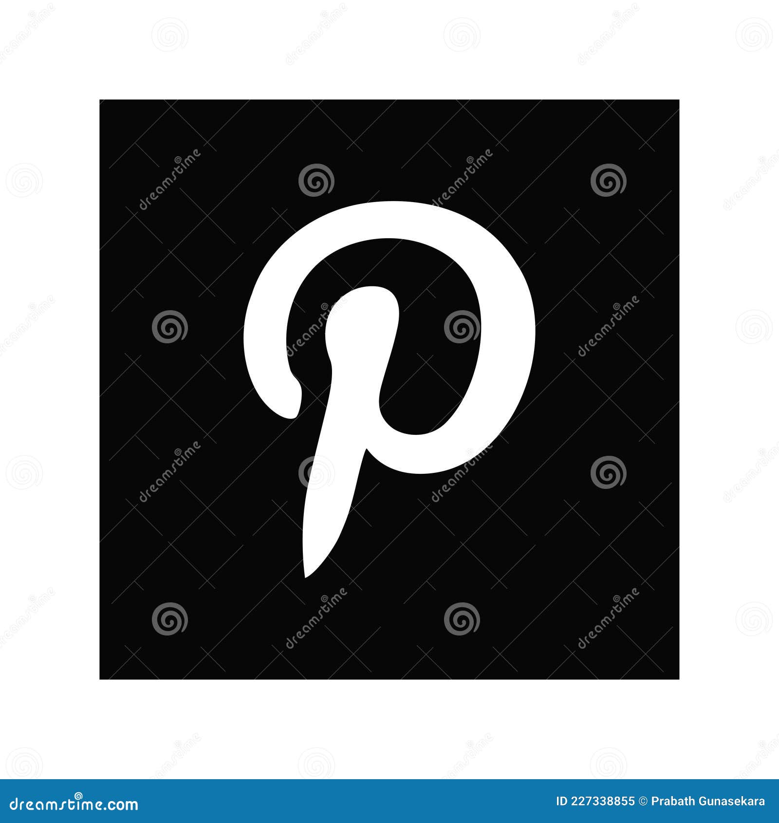 Pinterest Logo On Laptop Screen 3d Rendering. Technology Device ...
