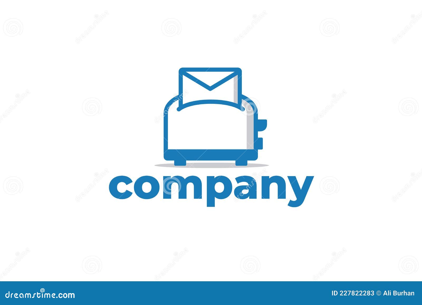 Daily Newsletter Logo Vector Graphic Stock Vector - Illustration of ...
