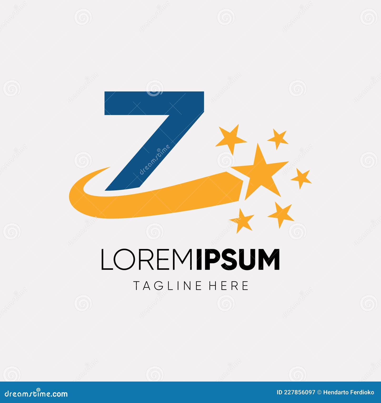 Letter Z Initial Star Logo Design Vector Icon Emblem Graphic Stock ...