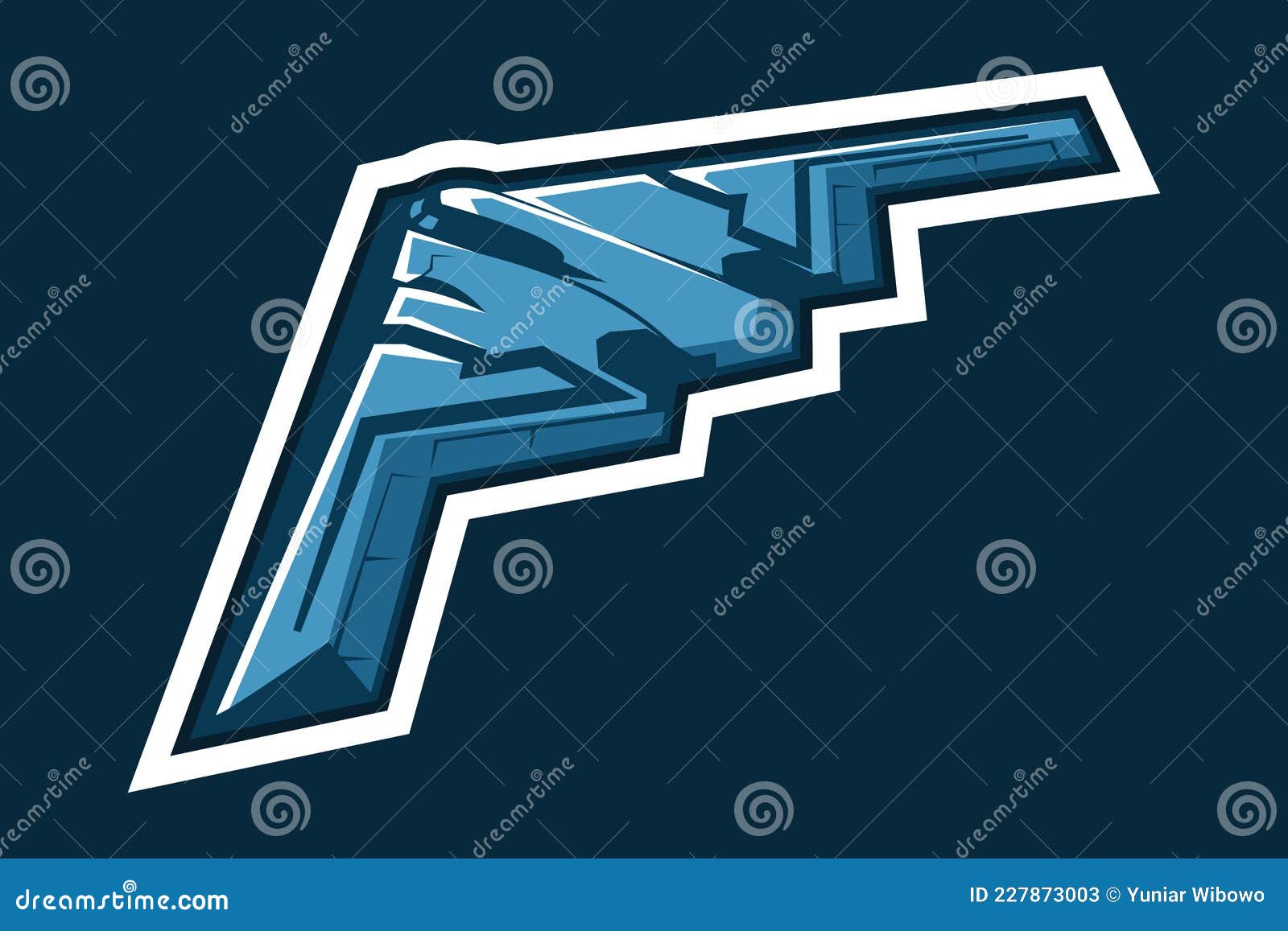 Modern Times American Stealth Bomber Jet Icon Vector Illustration ...
