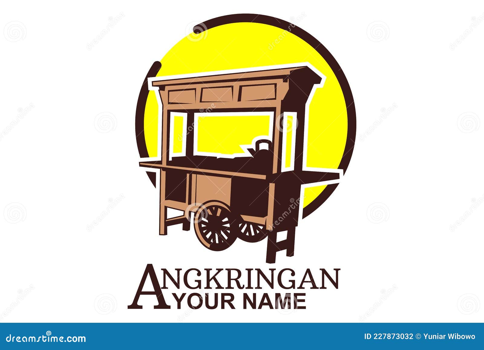Vector Illustration for Angkringan Food Stall Logo. Stock Vector ...