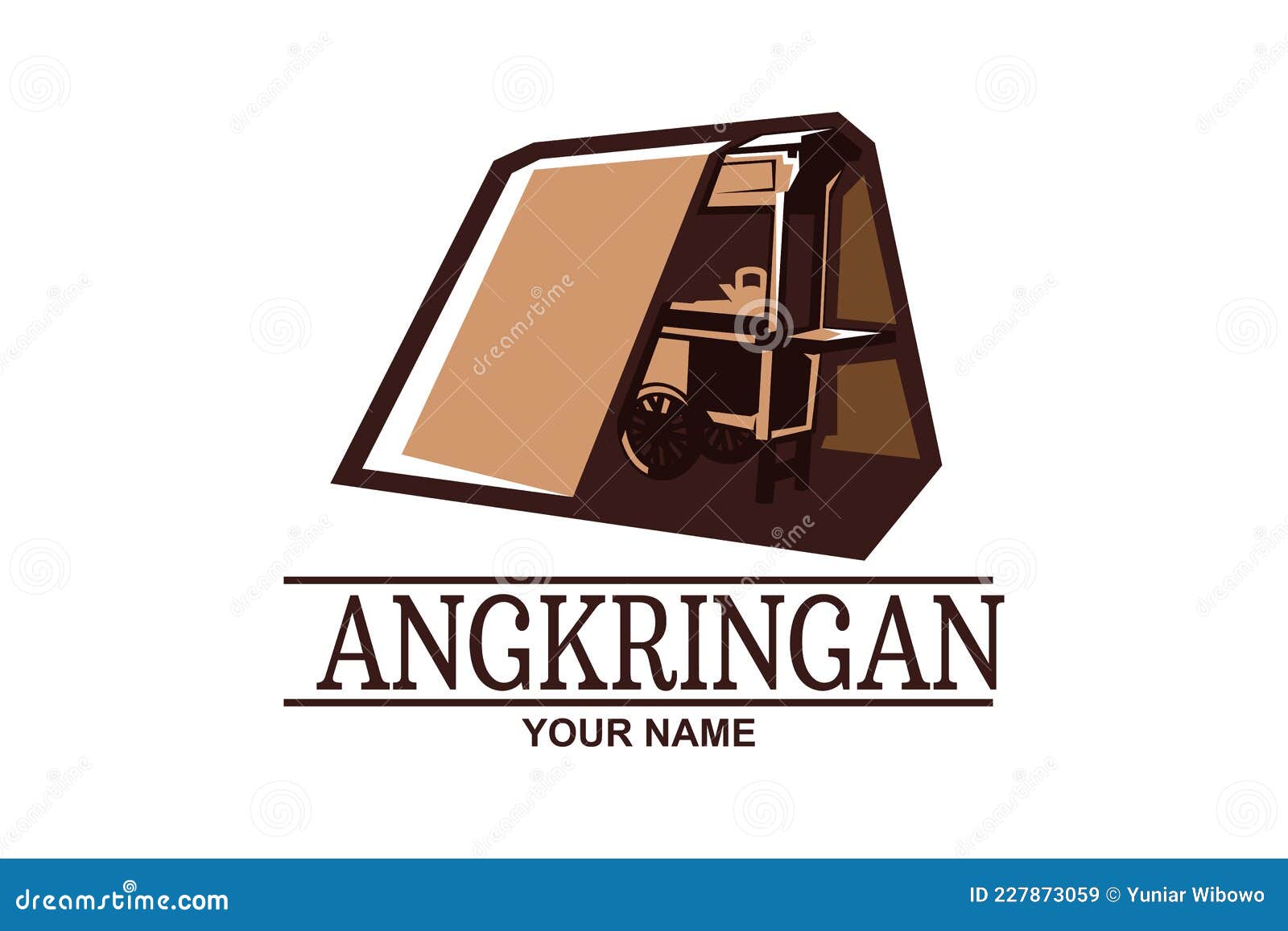 Vector Illustration for Angkringan Food Stall Logo. Stock Vector ...
