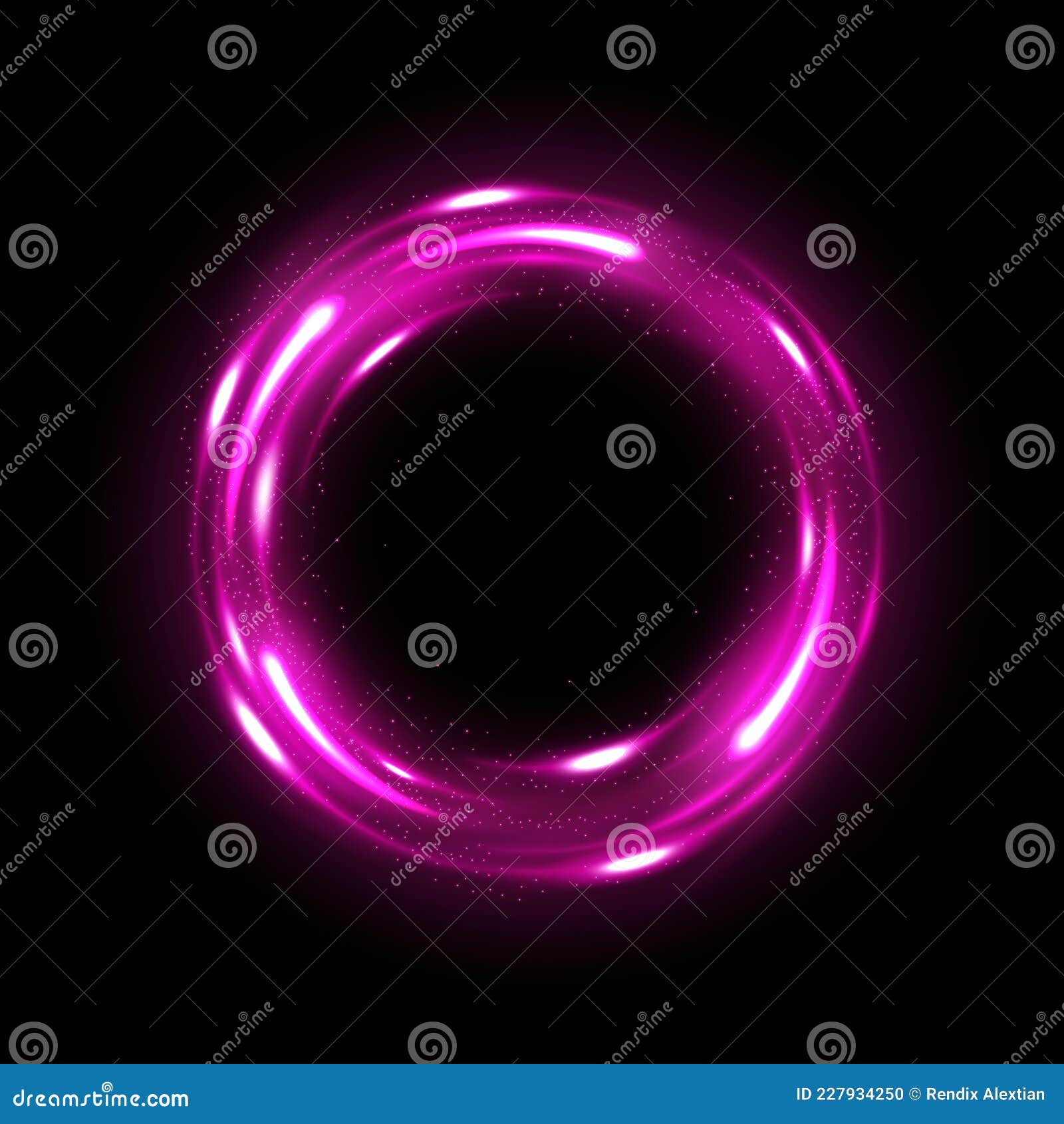 Rotating Magenta Shiny with Sparks. Suitable for Product Advertising ...