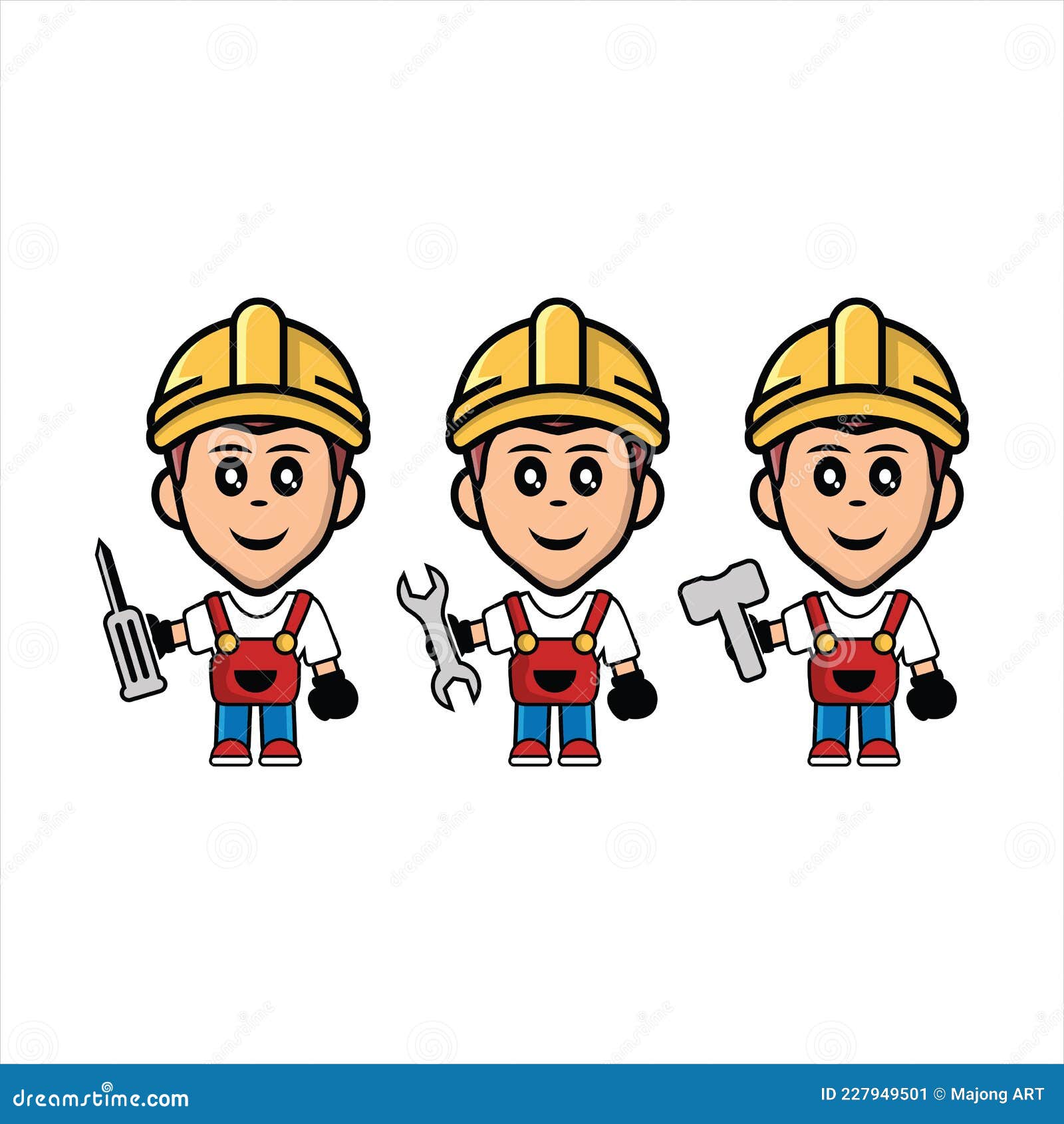 Male Mechanical Cartoon Character Vector Stock Vector - Illustration of ...