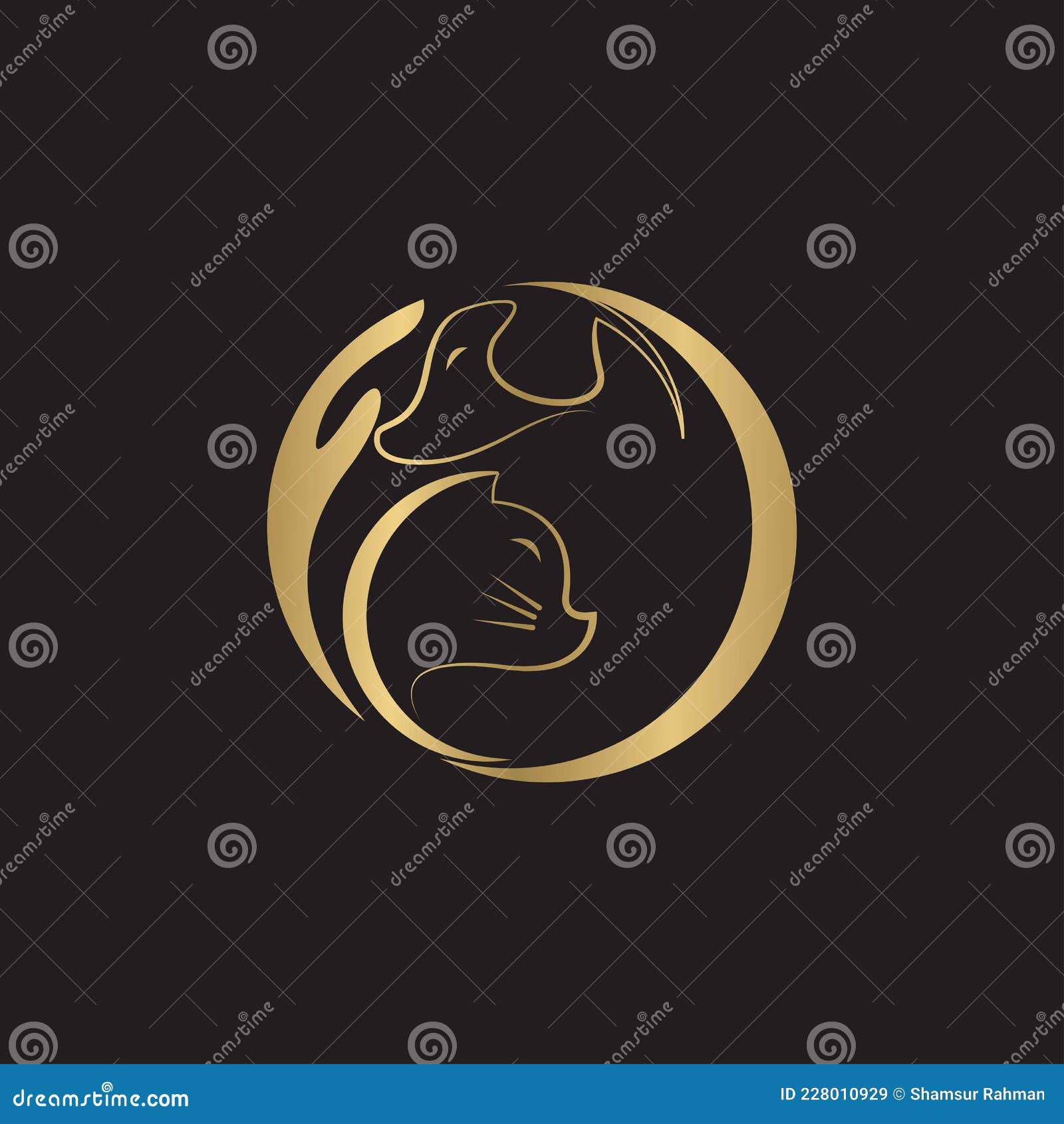 Animal Care Logo Design Template Stock Vector - Illustration of symbols ...