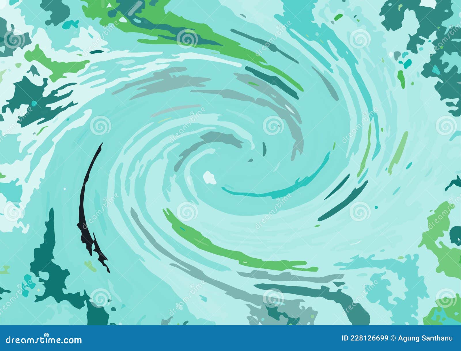 Abstract Background with Weather Changing Vortex Pattern Stock Vector ...