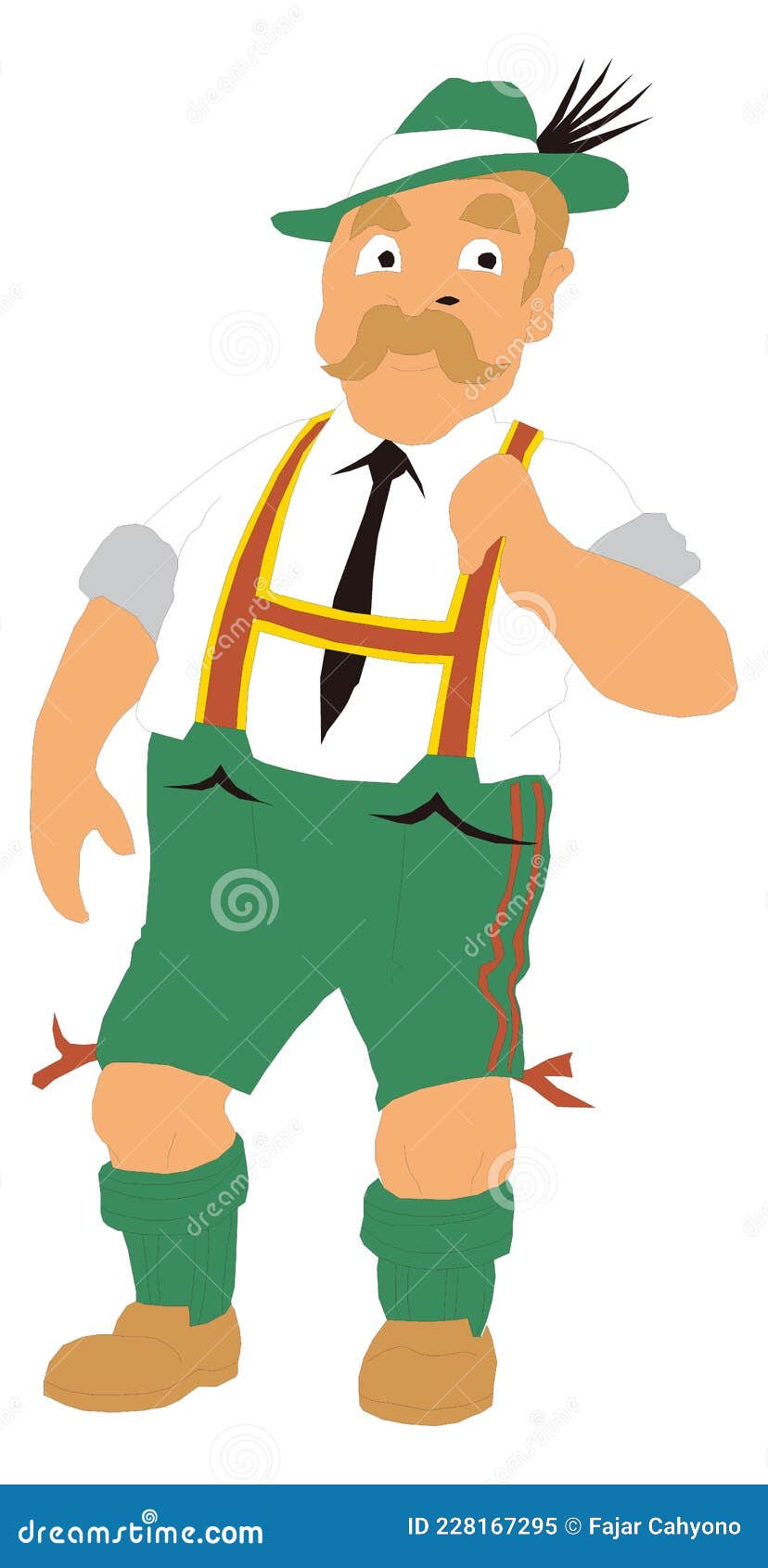 Scotland Man Character Traditional Clothing Vector Illustration ...