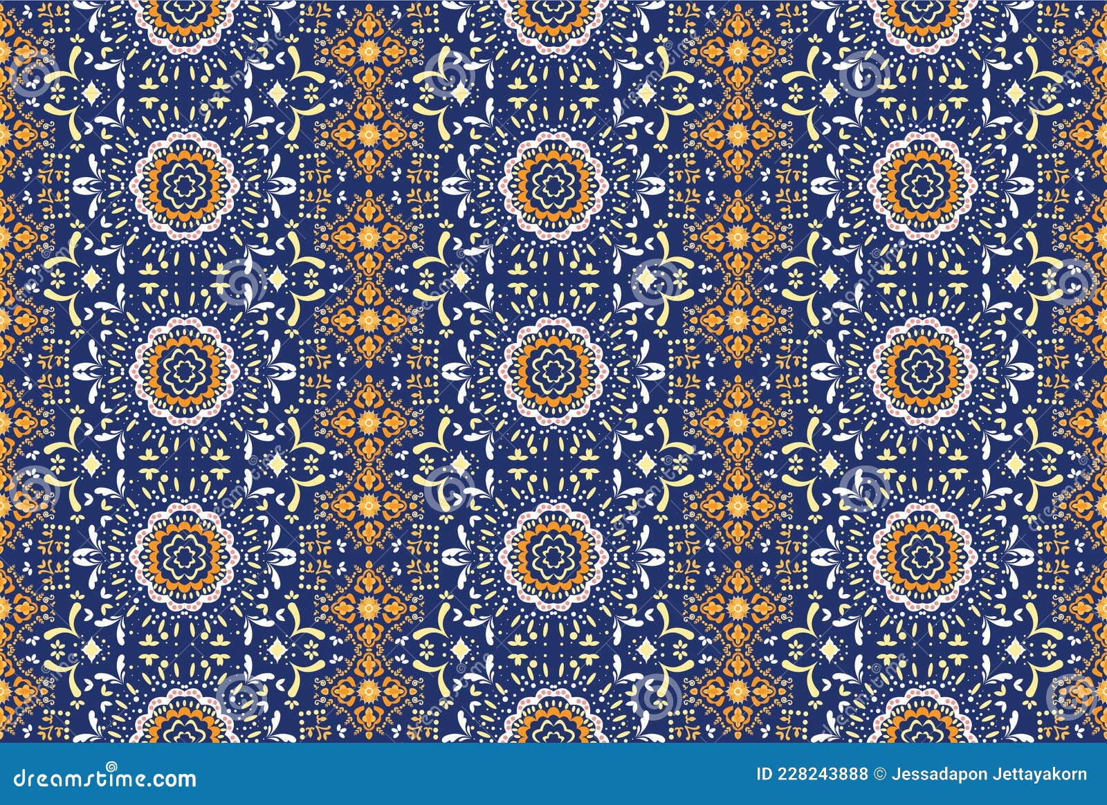 Geometric Ethnic Oriental Ikat Pattern Traditional Design for ...