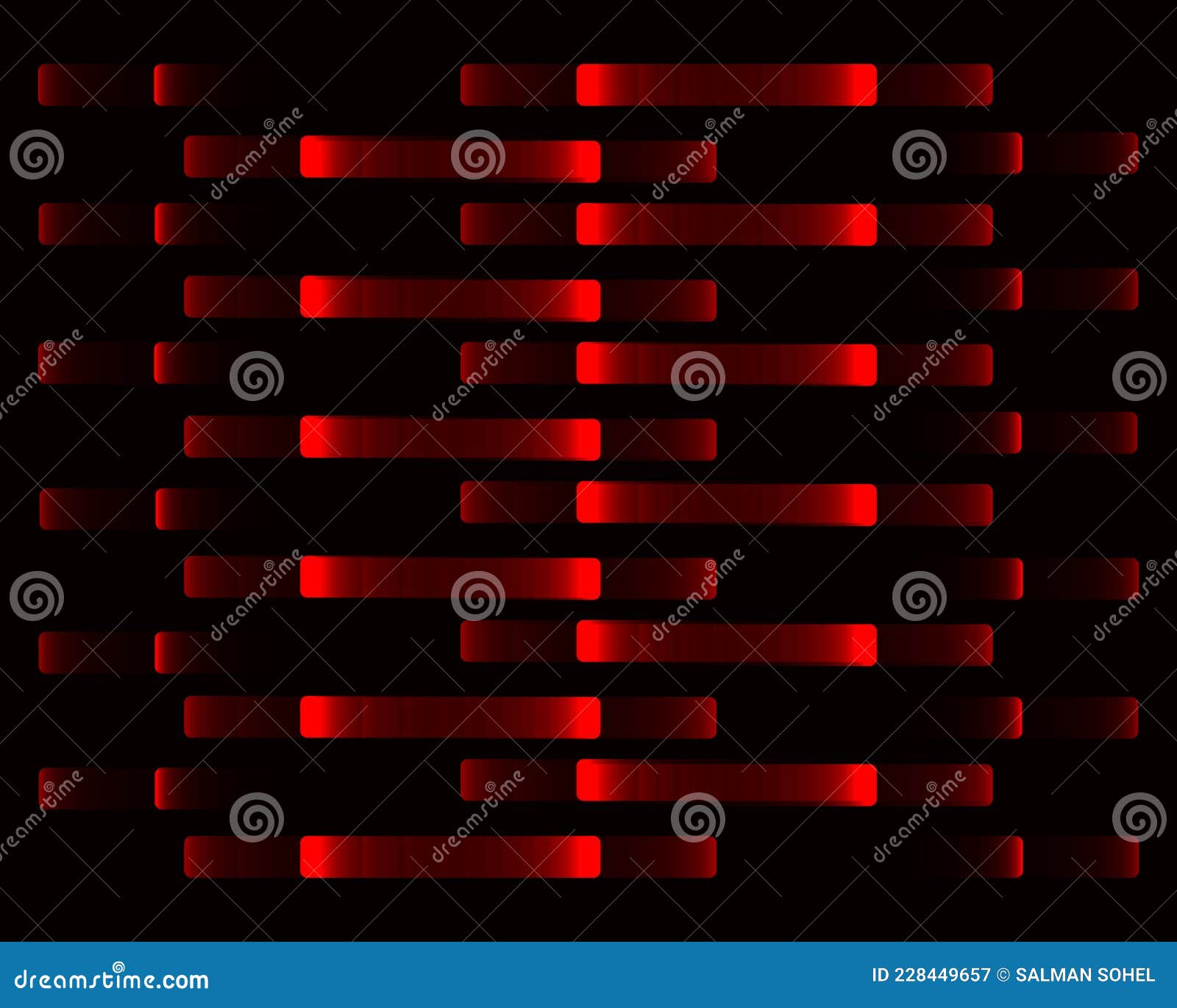 Abstract Red Neon Bright Light Background Stock Illustration ...