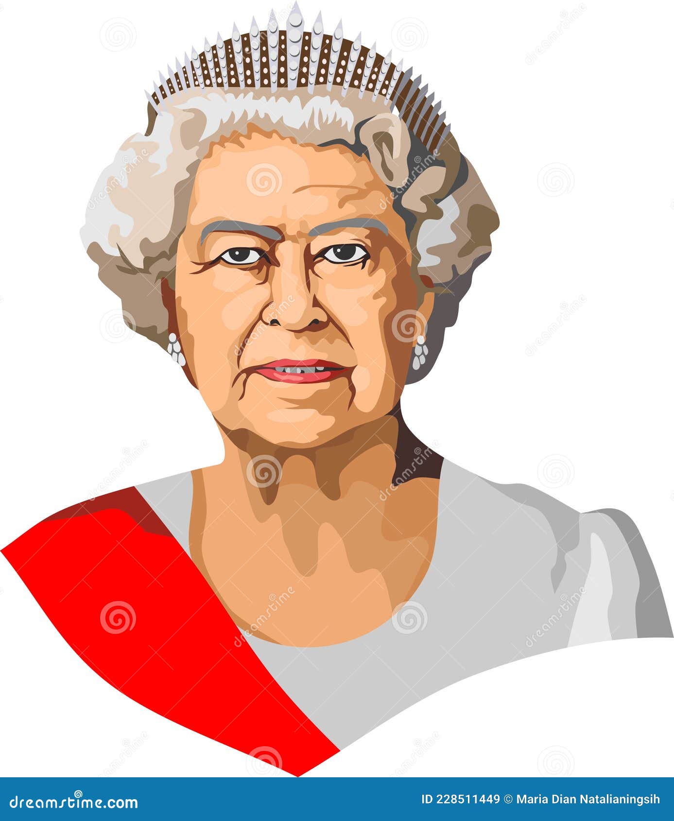 Queen Elizabeth II Royalty-Free Illustration | CartoonDealer.com #73124040