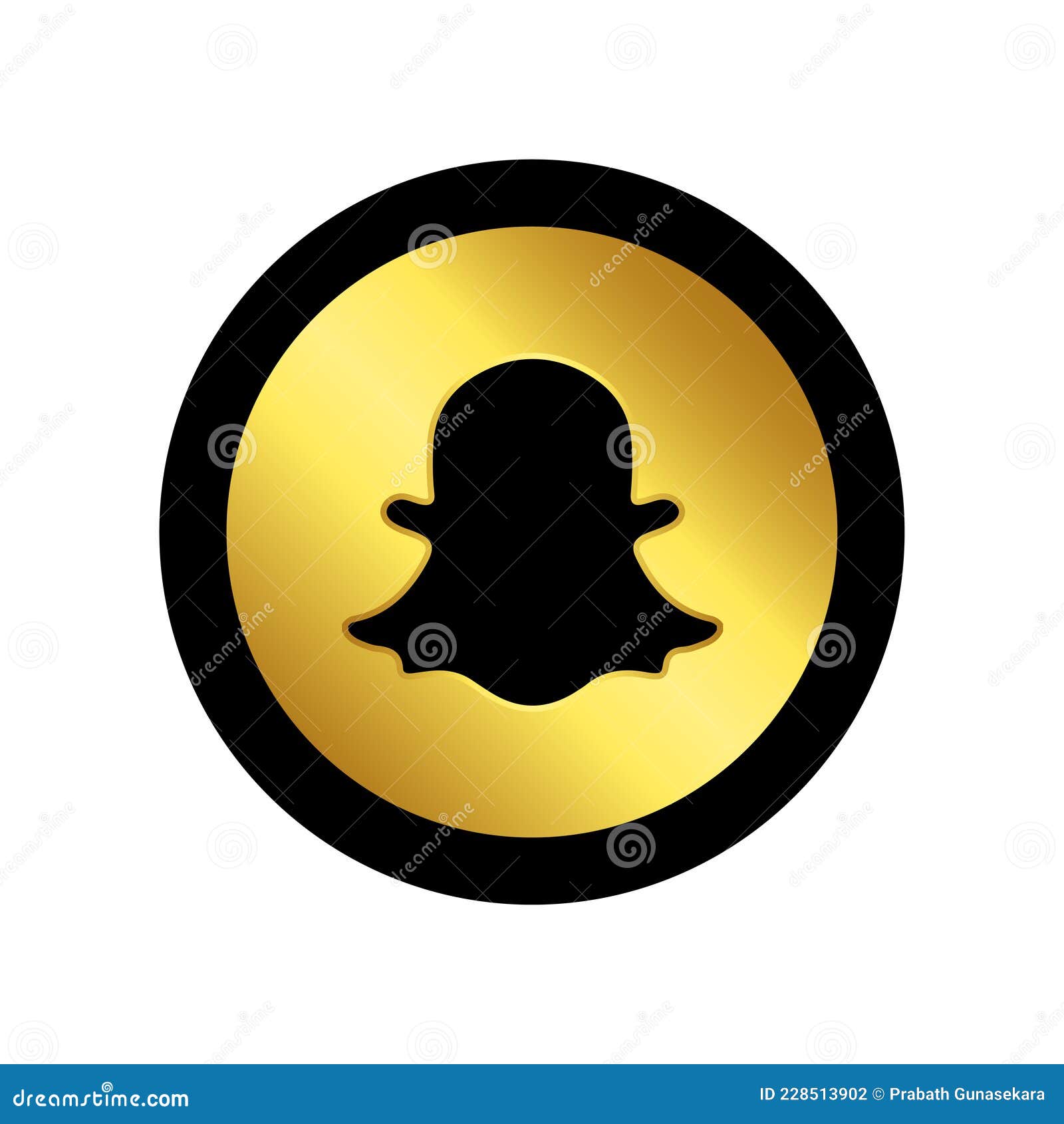 Snapchat Logo Isolated On A Transparent Background Cartoon Vector ...
