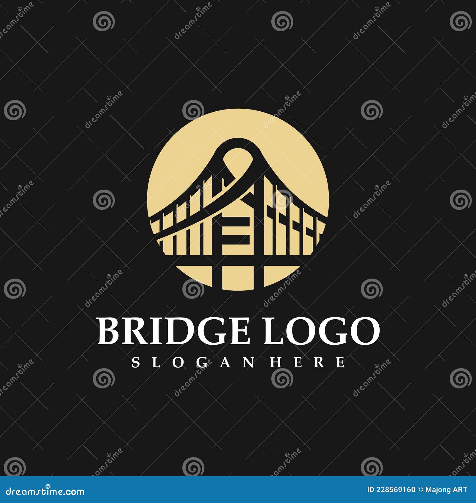 Bridge Logo. Business Bridge Logo Stock Vector - Illustration of ...