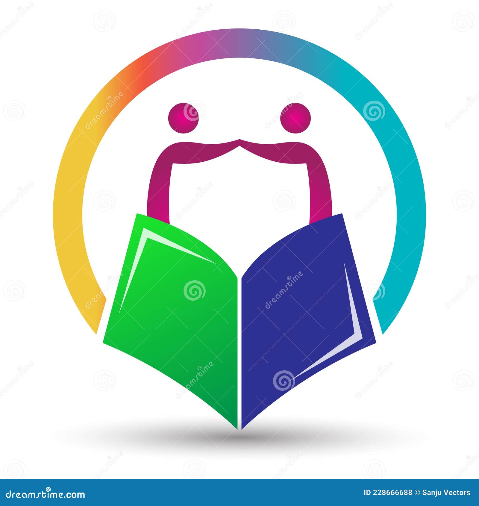 Education and Helping Each Other Unity Globe People Kids Logo Design ...