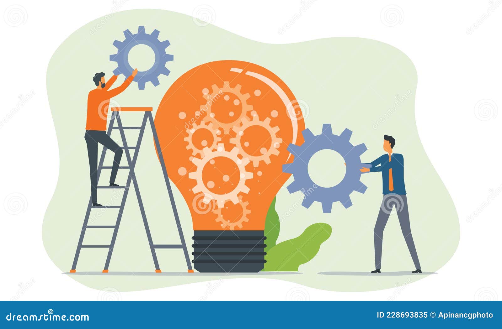 Business Team Working Creative Thinking for Business Marketing Idea ...