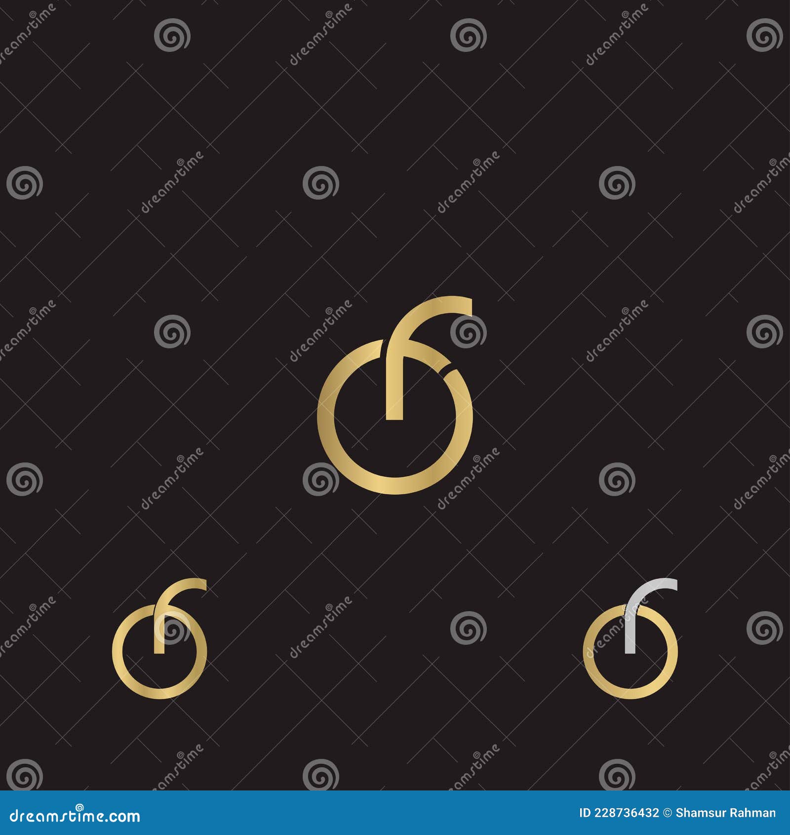 Alphabet Initials Logo FO, of, F and O Stock Vector - Illustration of ...