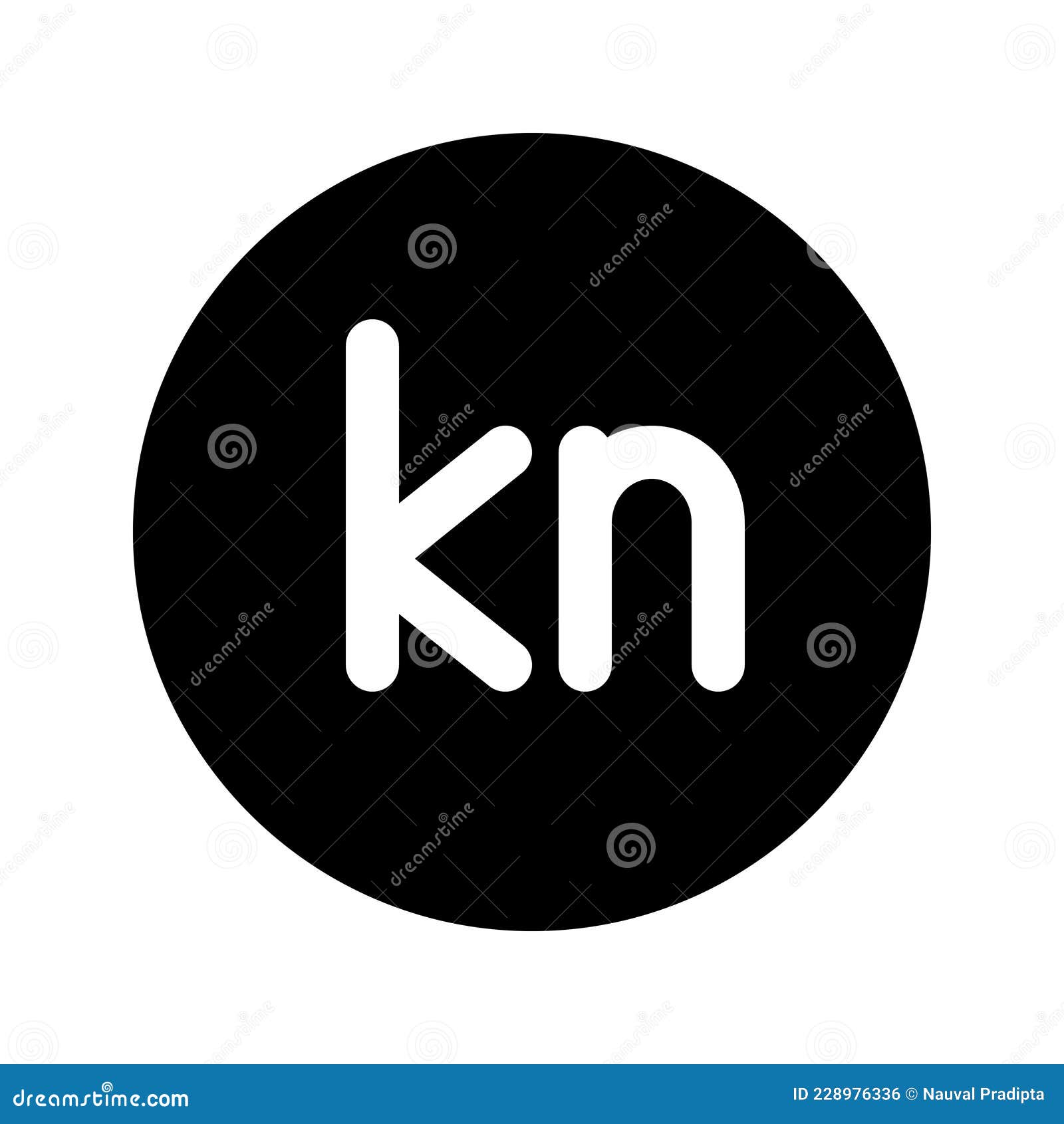 Croatia Kuna Solid Style Icon Stock Vector - Illustration of logo ...