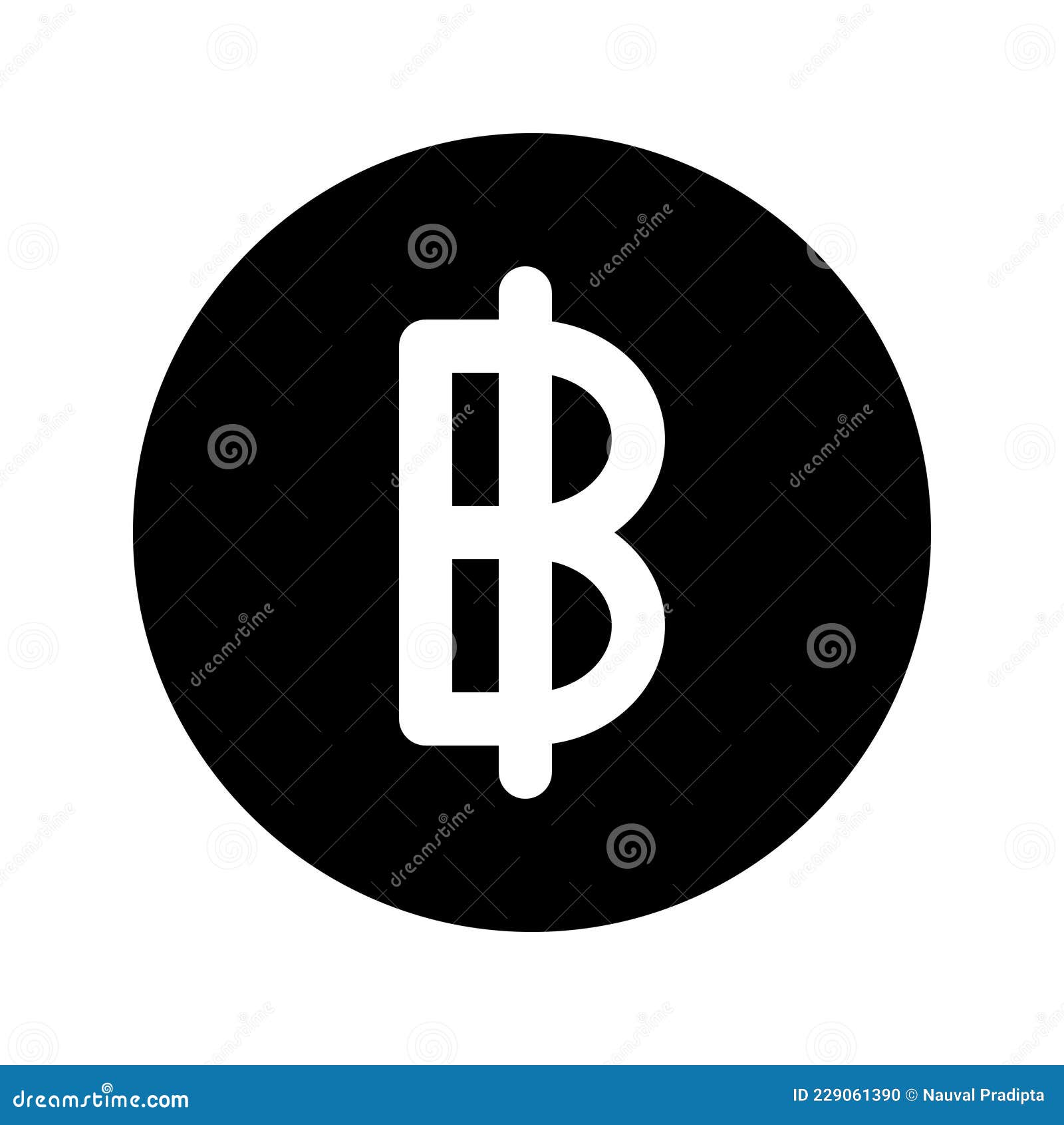 Thailand Baht THB Currency Sign Symbols Gold Color, 3d Render Isolated ...