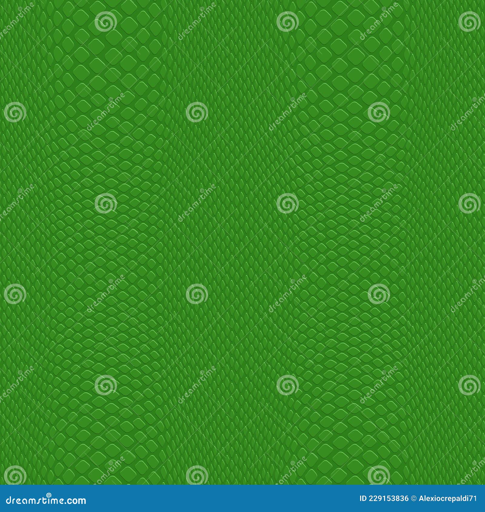 Abstract Reptile Skin Seamless Pattern in Green. Stock Illustration ...