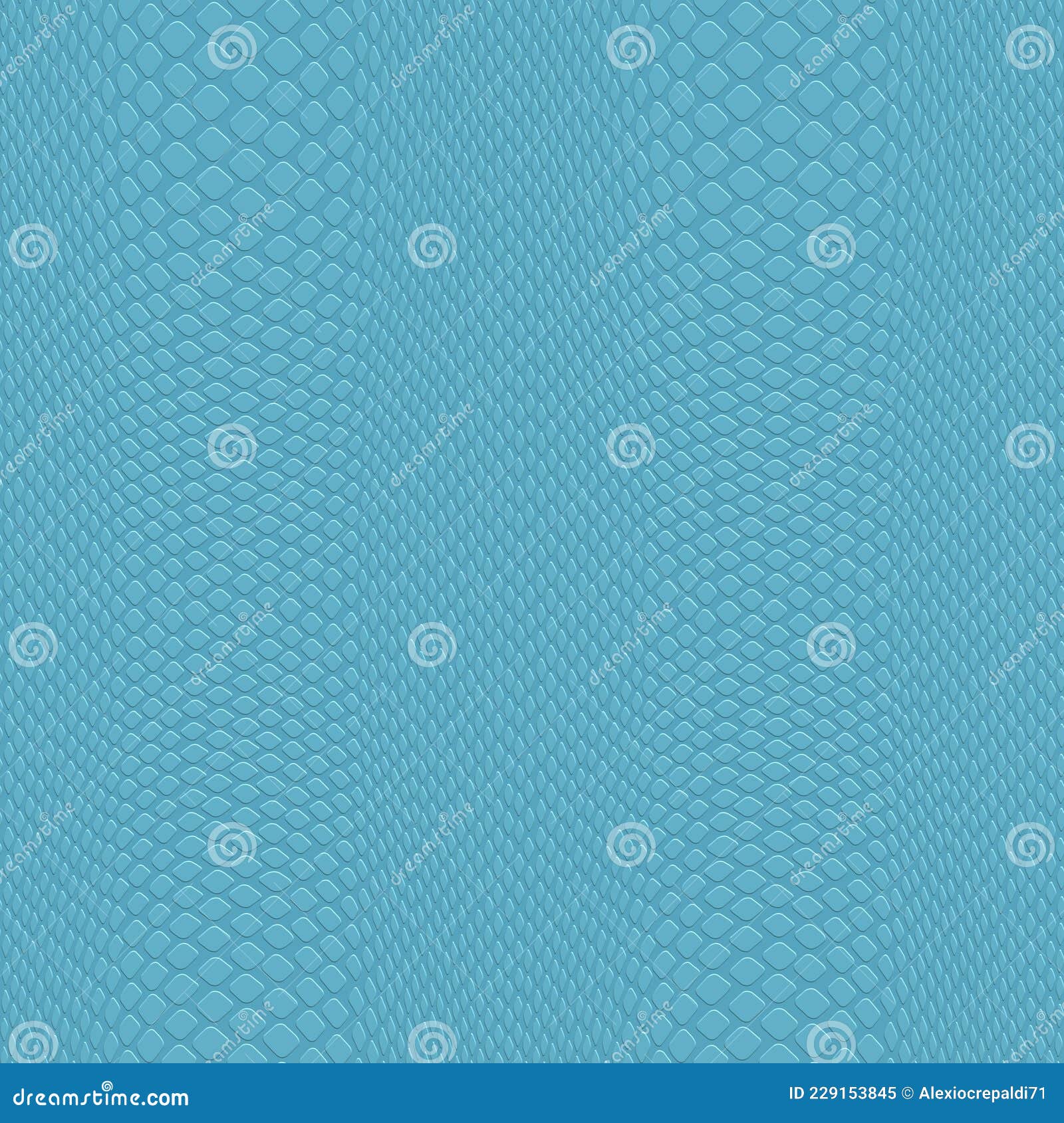 Abstract Reptile Skin Seamless Pattern in Light Blue. Stock ...