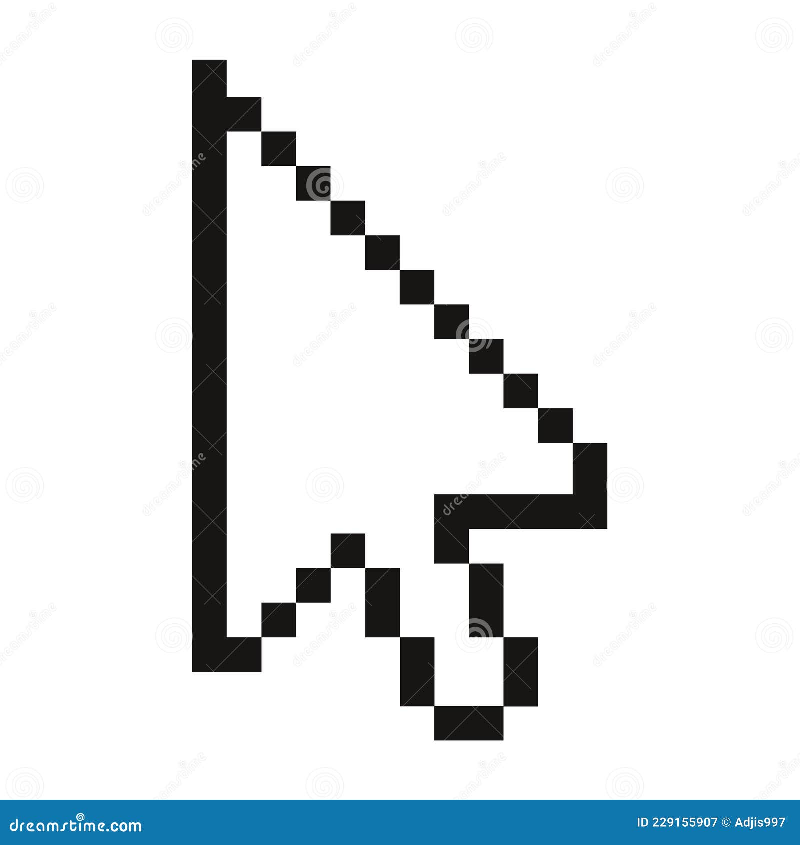 Mouse Clicker Vector Icon On White Background. Flat Vector Mouse ...