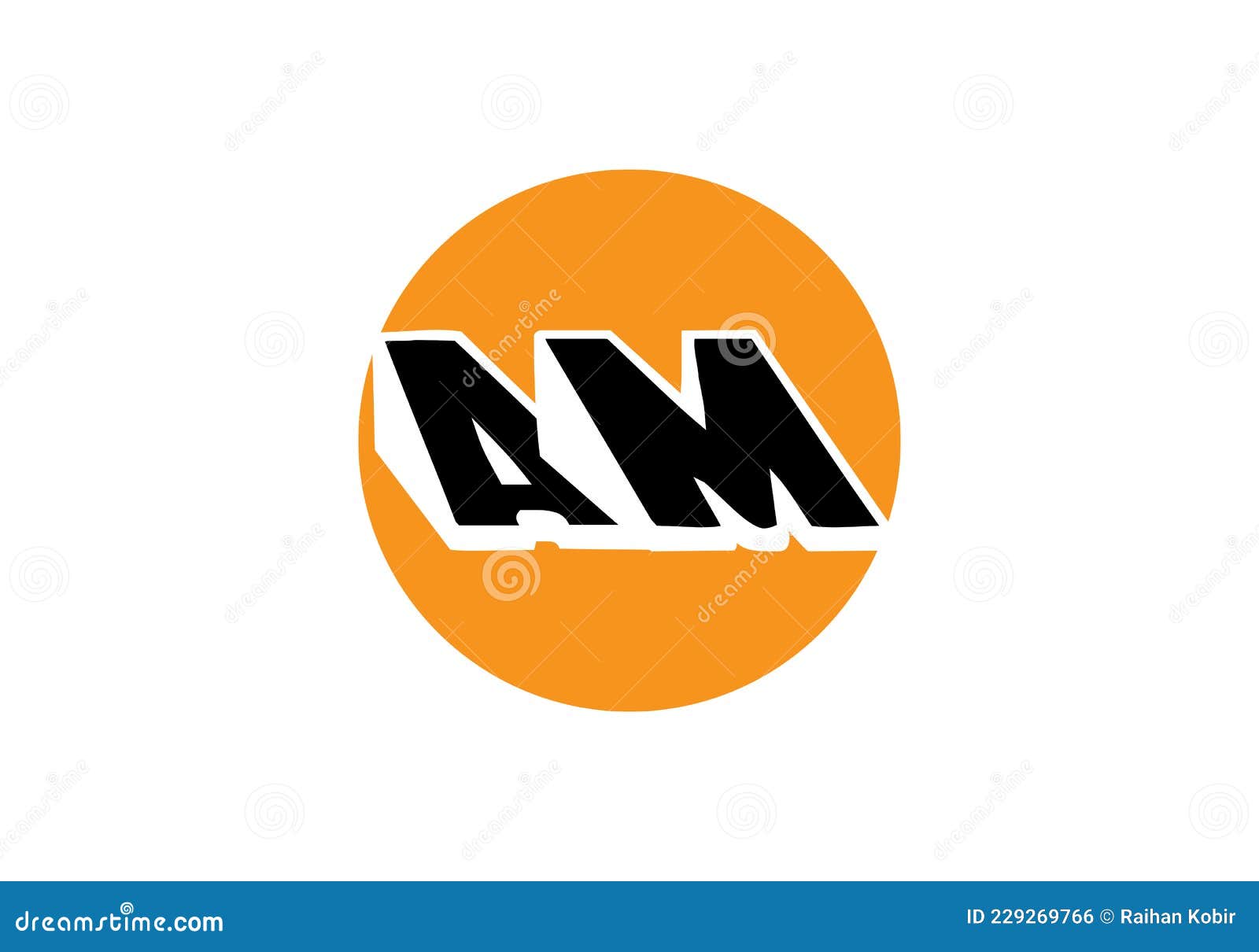 Am logo icon design stock illustration. Illustration of alphabet ...