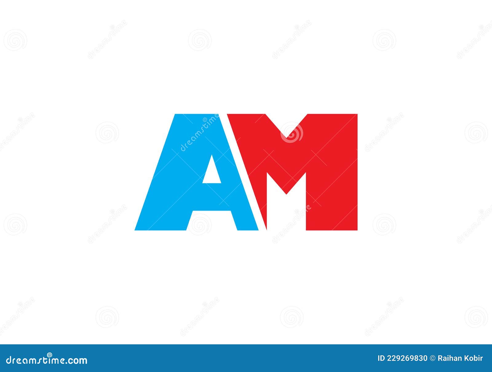 Am logo icon design stock vector. Illustration of marketing - 229269830