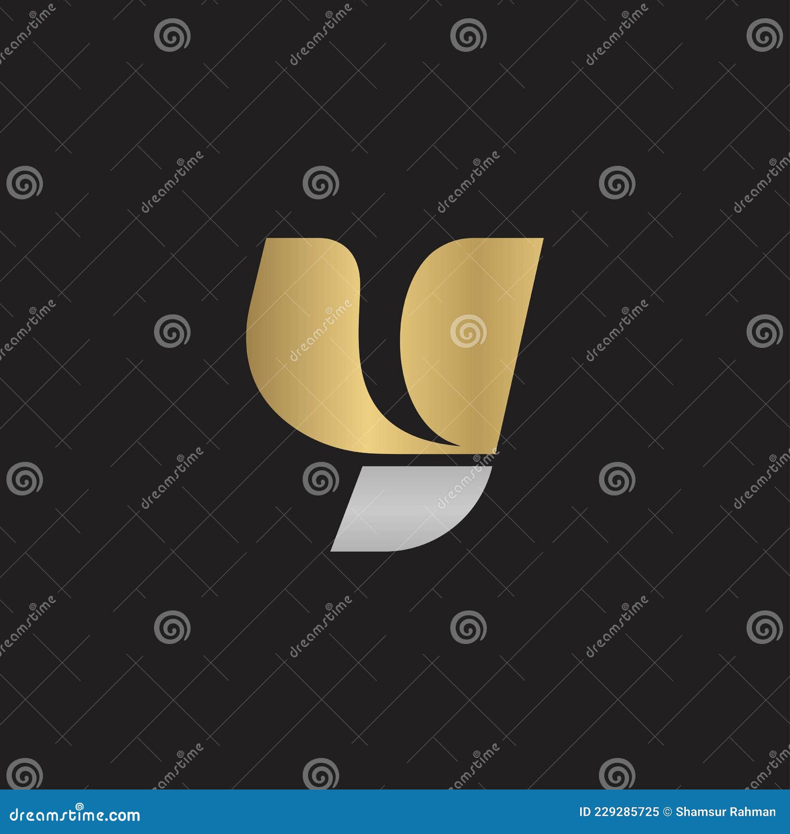 Alphabet Initials Logo UY, YU, Y and U Stock Vector - Illustration of ...