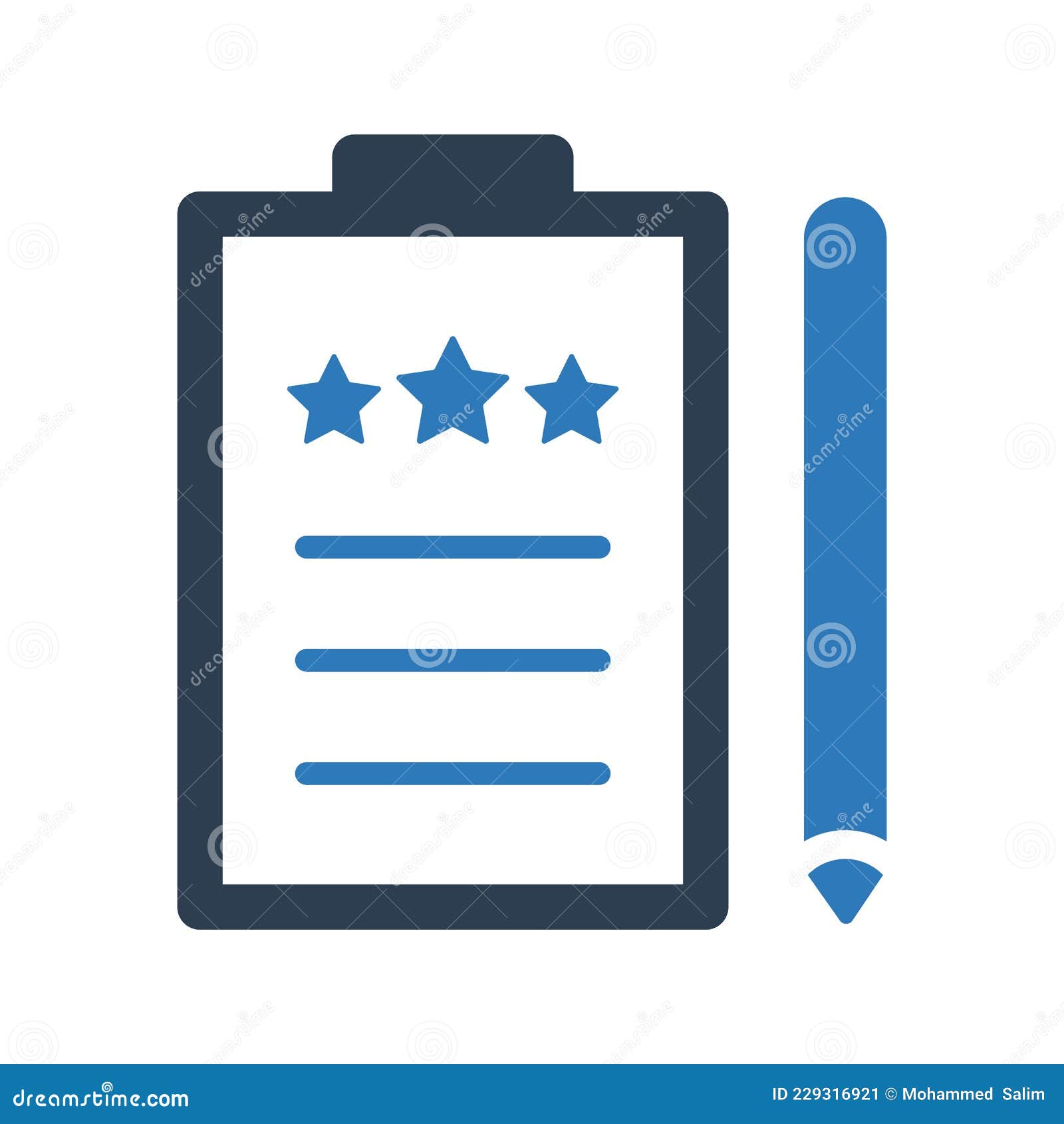 Write review icon stock vector. Illustration of satisfaction - 229316921