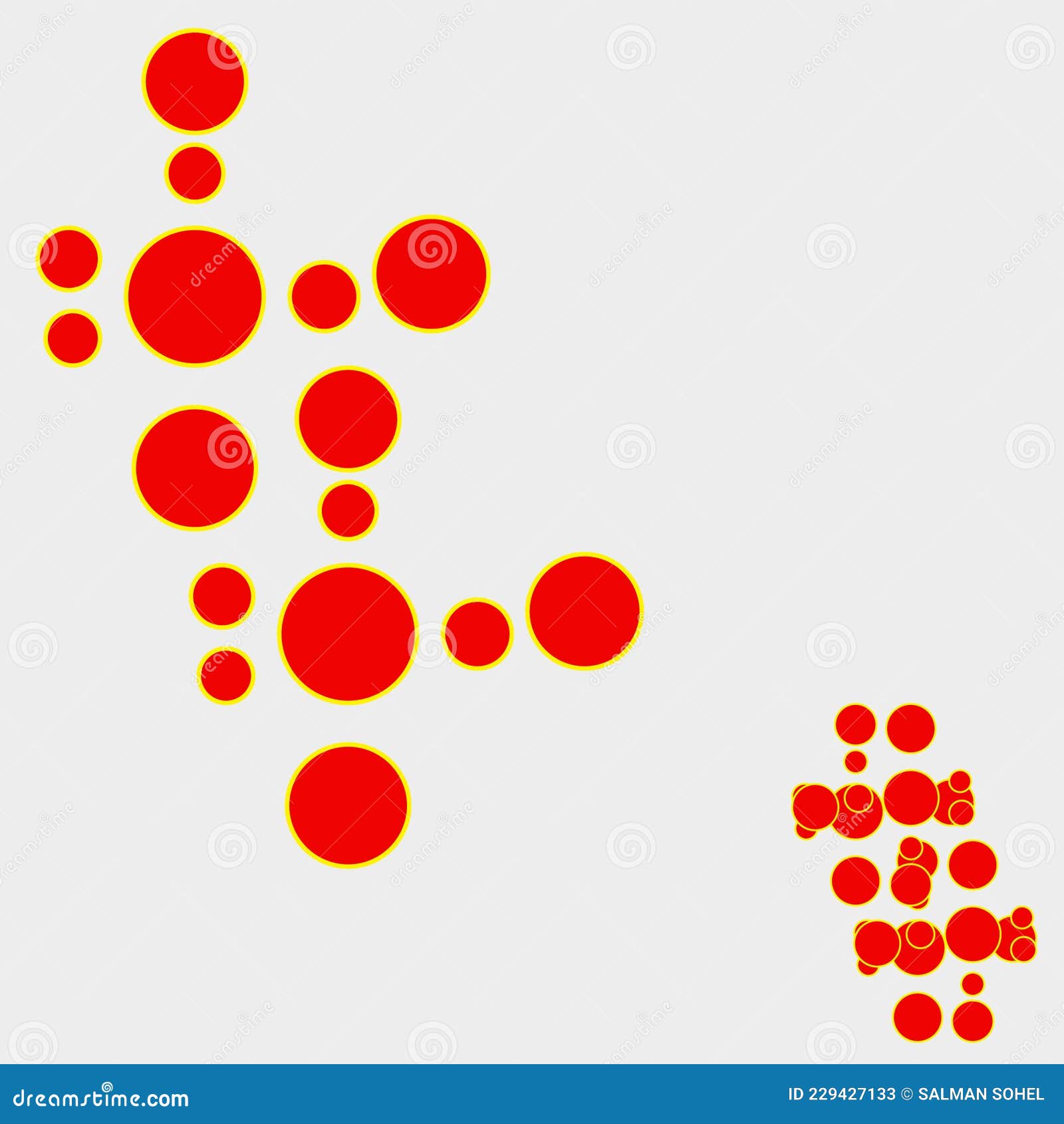 Abstract Red Drop Background Design Stock Illustration - Illustration ...