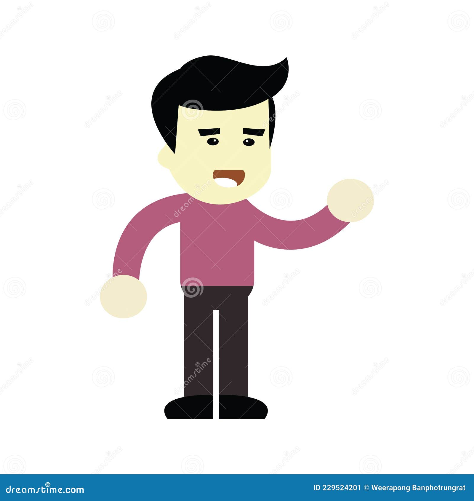 Male Vector, Man Icon, Human Symbol, Boss or Leader Stock Vector ...