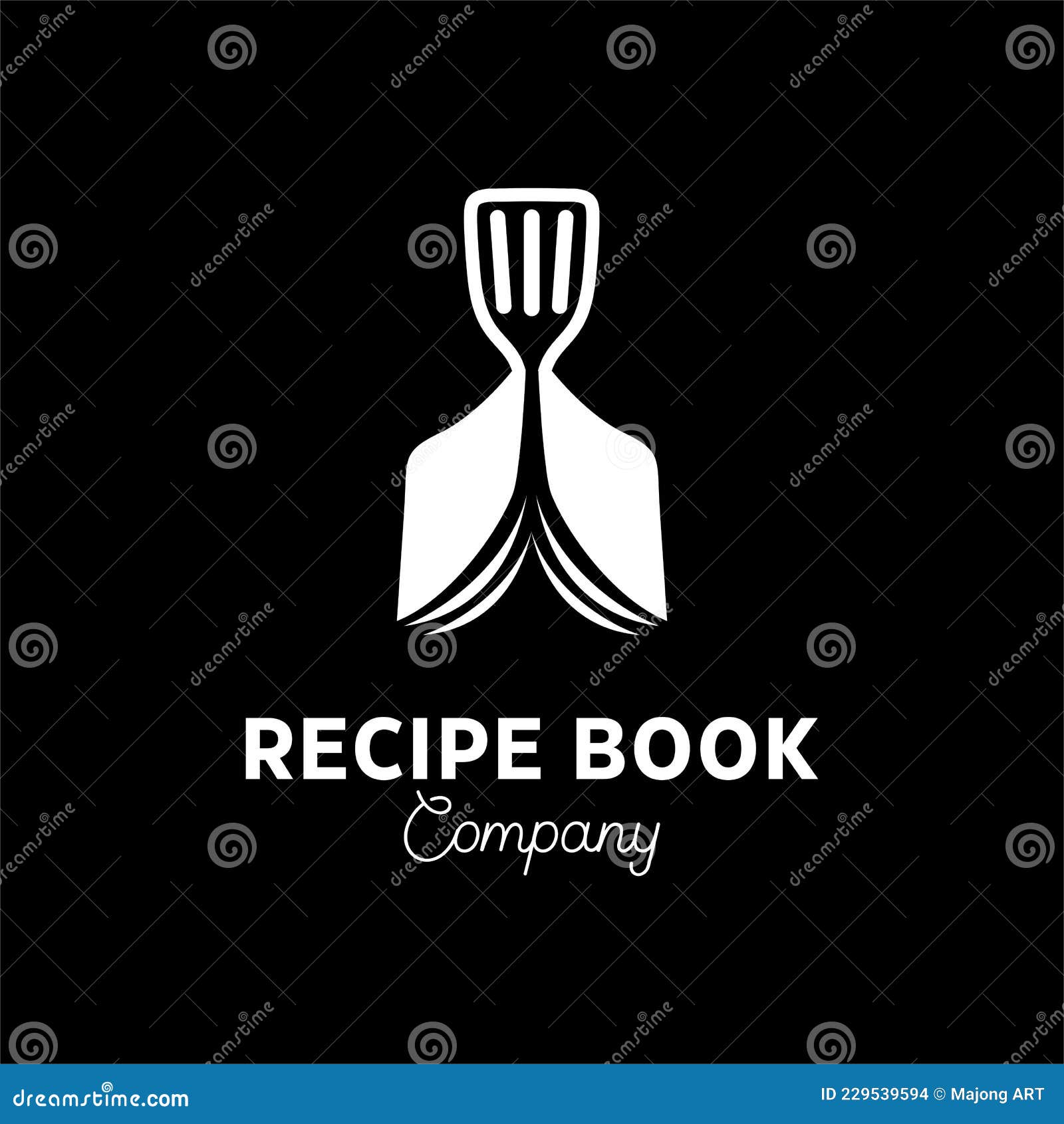 Cookbook Logo Vector Illustration | CartoonDealer.com #20134076