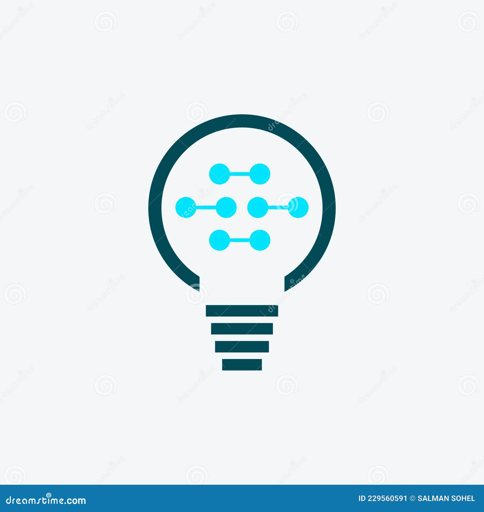 Abstract Bulb Technology Background Design Stock Image - Image of ...