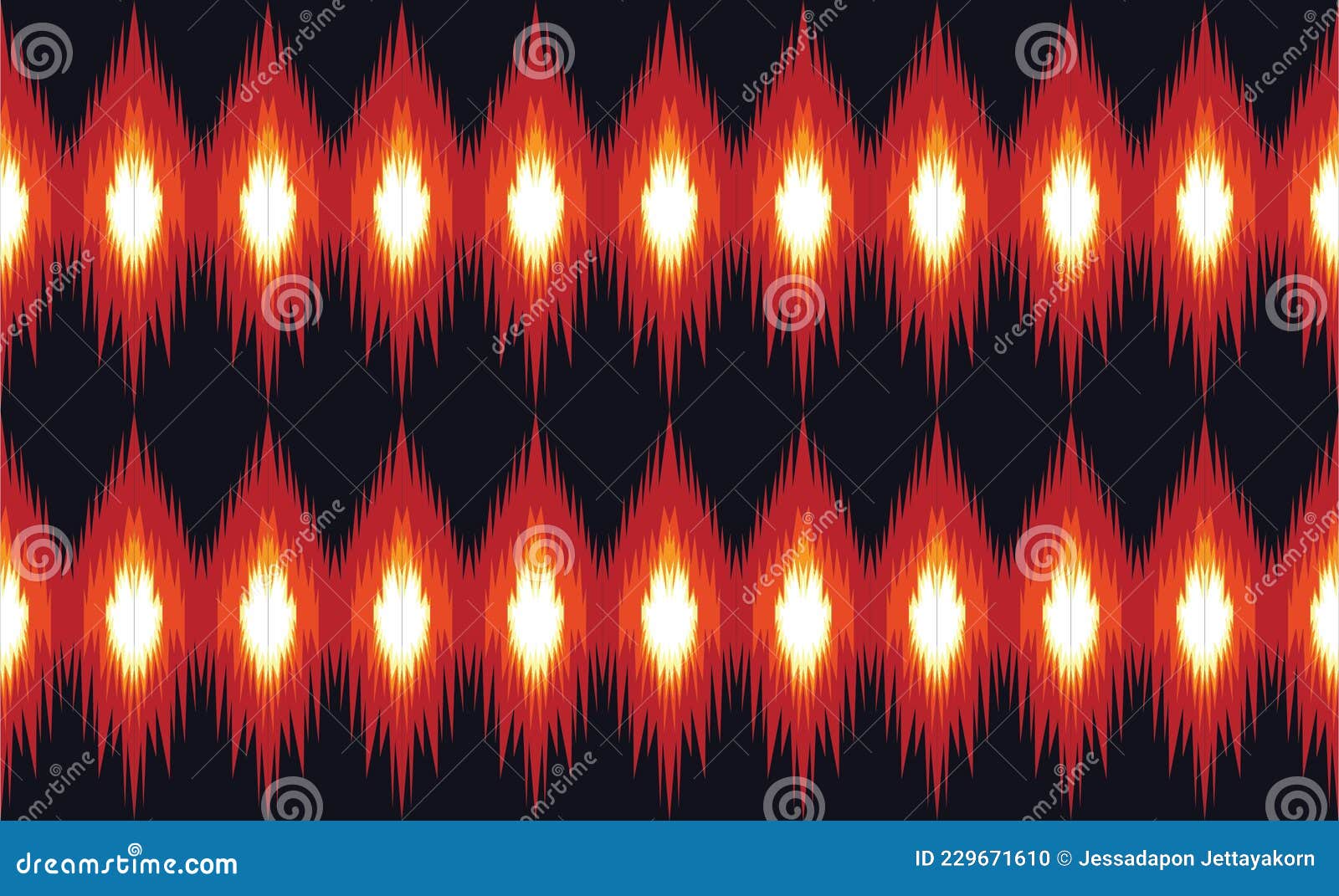 Geometric ethnic pattern stock vector. Illustration of vector - 229671610