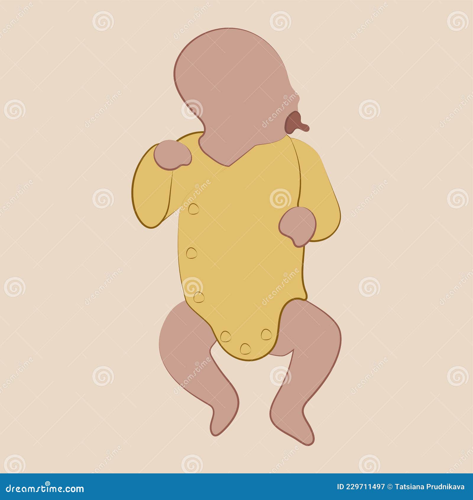 Picture of a Child without a Face Stock Vector - Illustration of face ...