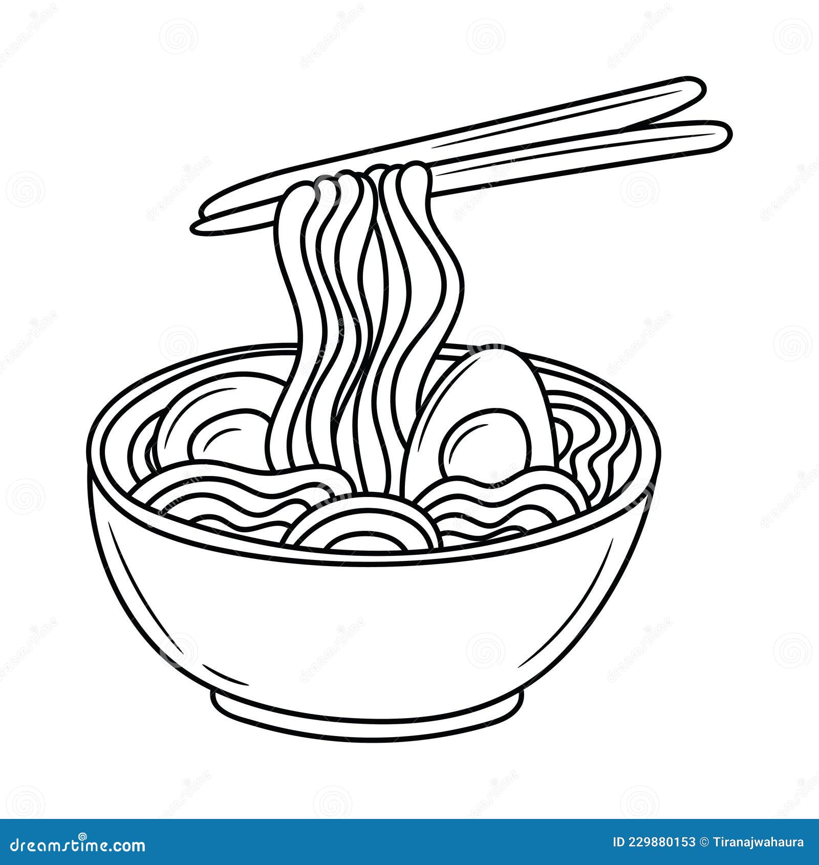 Noodles Vector