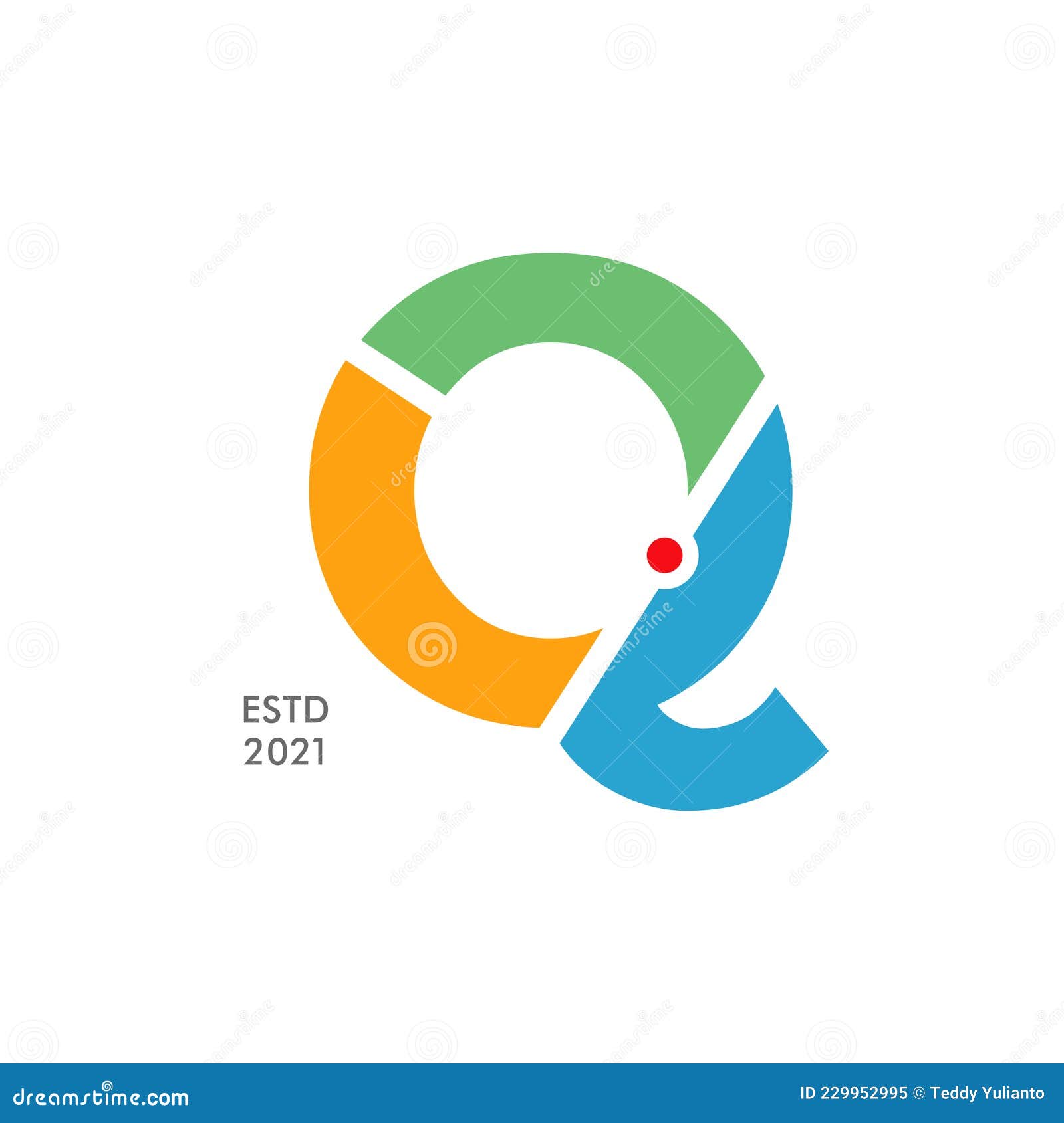 Simple and Modern Initial Logo Q Maps Stock Vector - Illustration of ...
