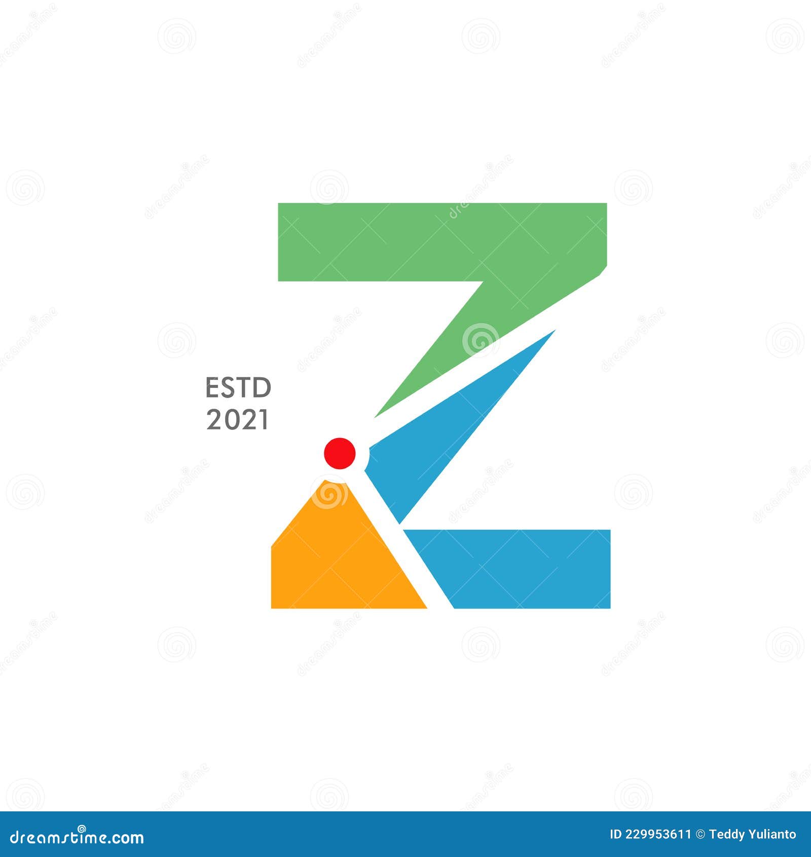 Simple and Modern Initial Logo Z Maps Stock Vector - Illustration of ...