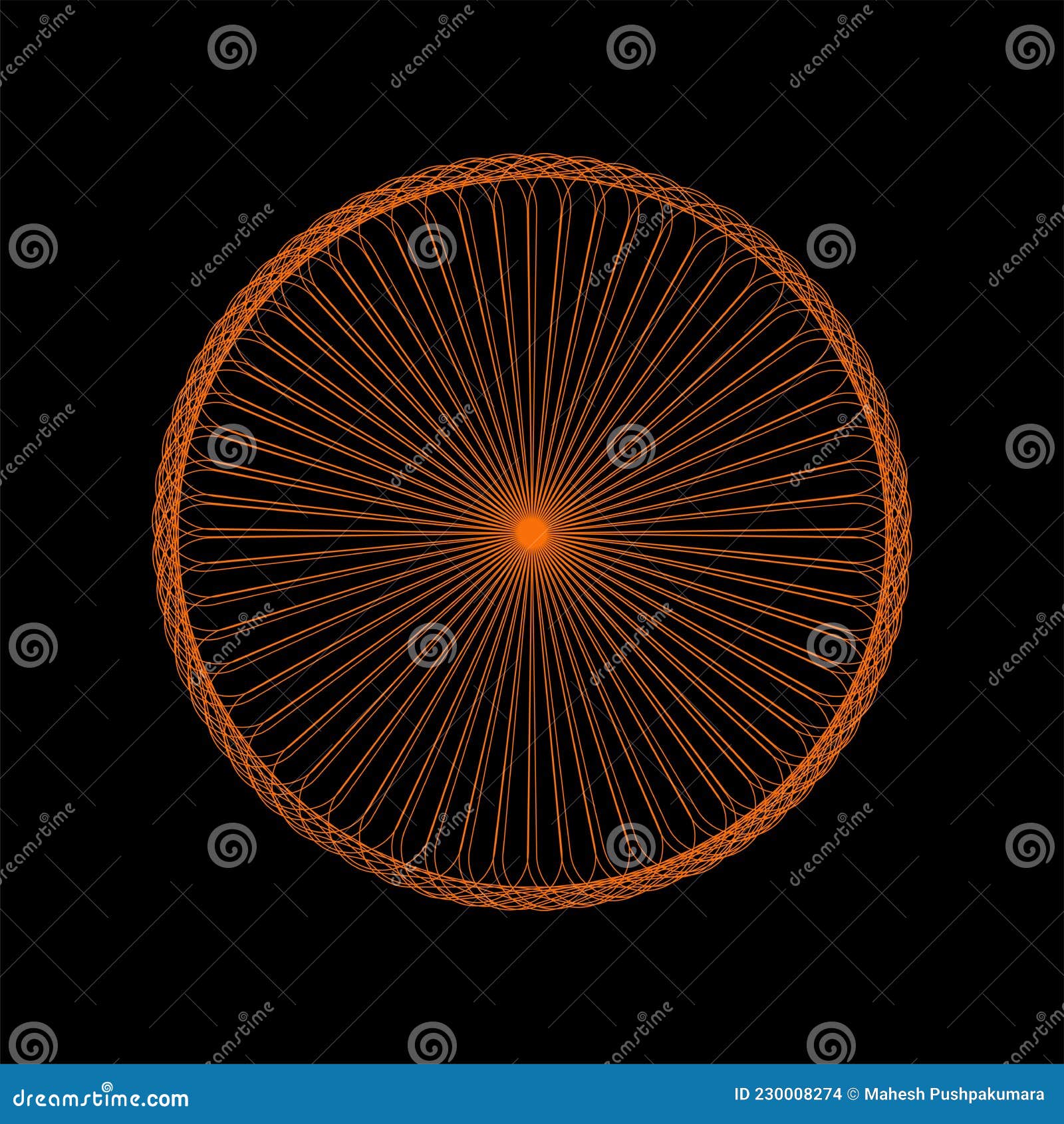 Creative Abstract Spirograph Design for Creative Artworks Stock Vector ...